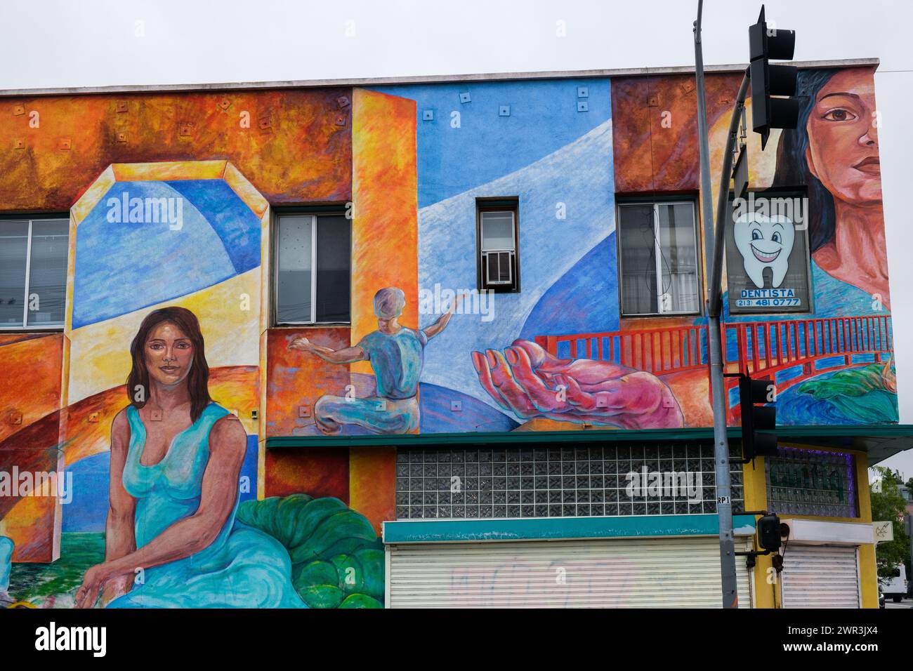 Murals in Los Angeles, California, USA Stock Photo - Alamy