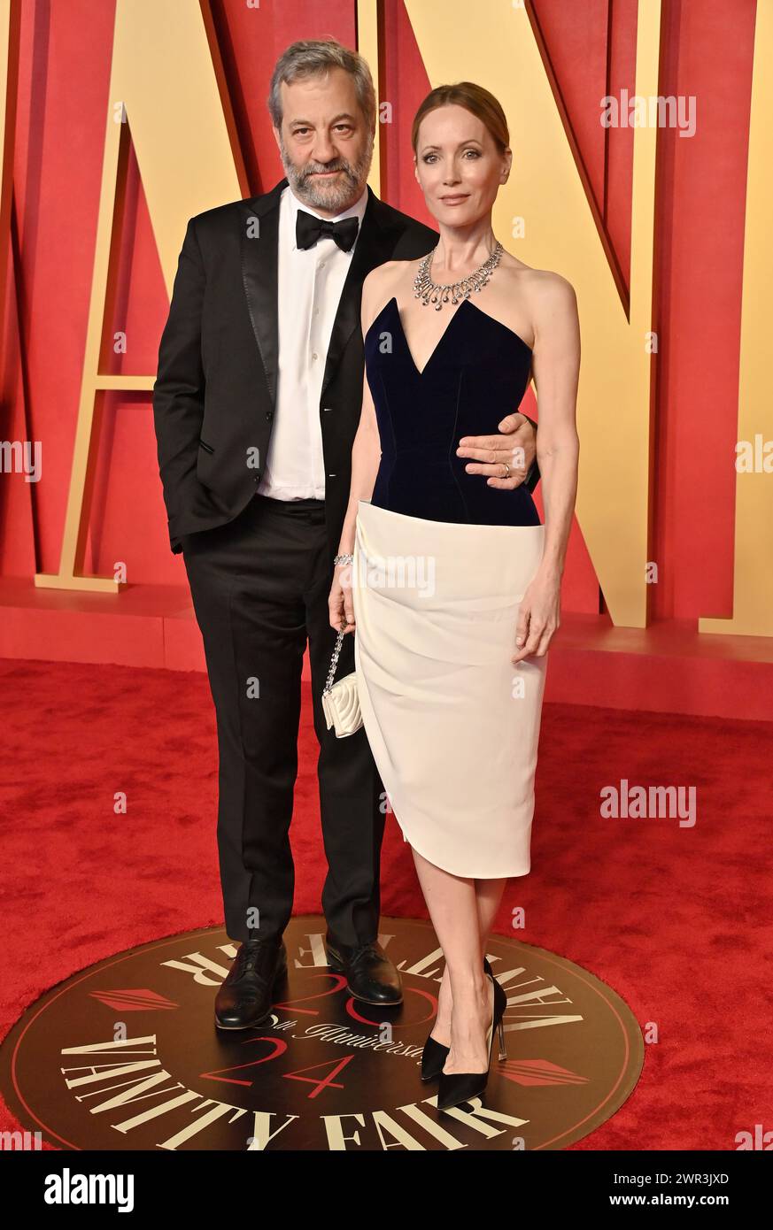 Beverly Hills, USA. 10th Mar, 2024. Judd Apatow and Leslie Mann ...