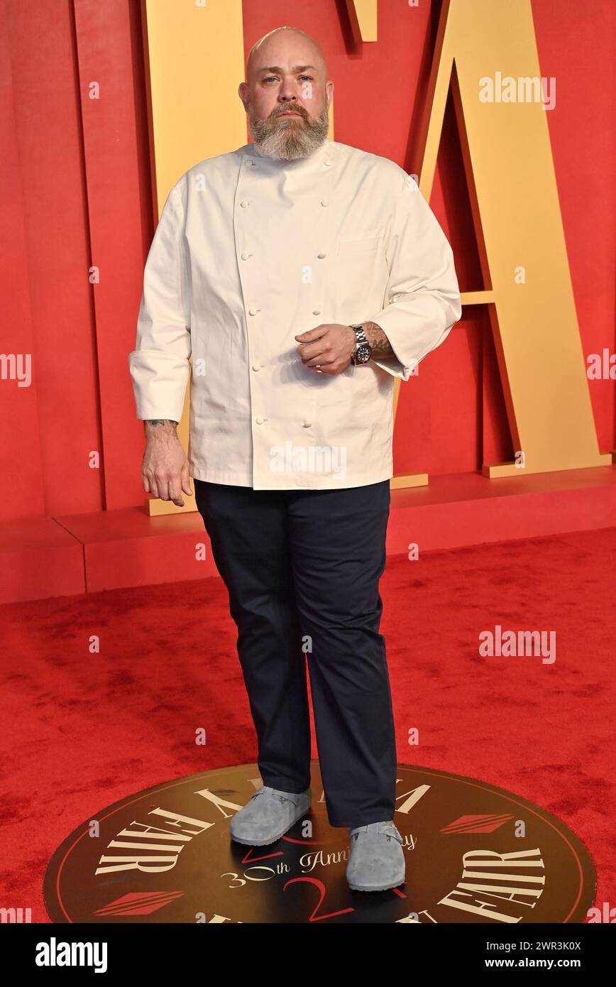 Beverly Hills, USA. 10th Mar, 2024. Chef Evan Funke arriving at the ...