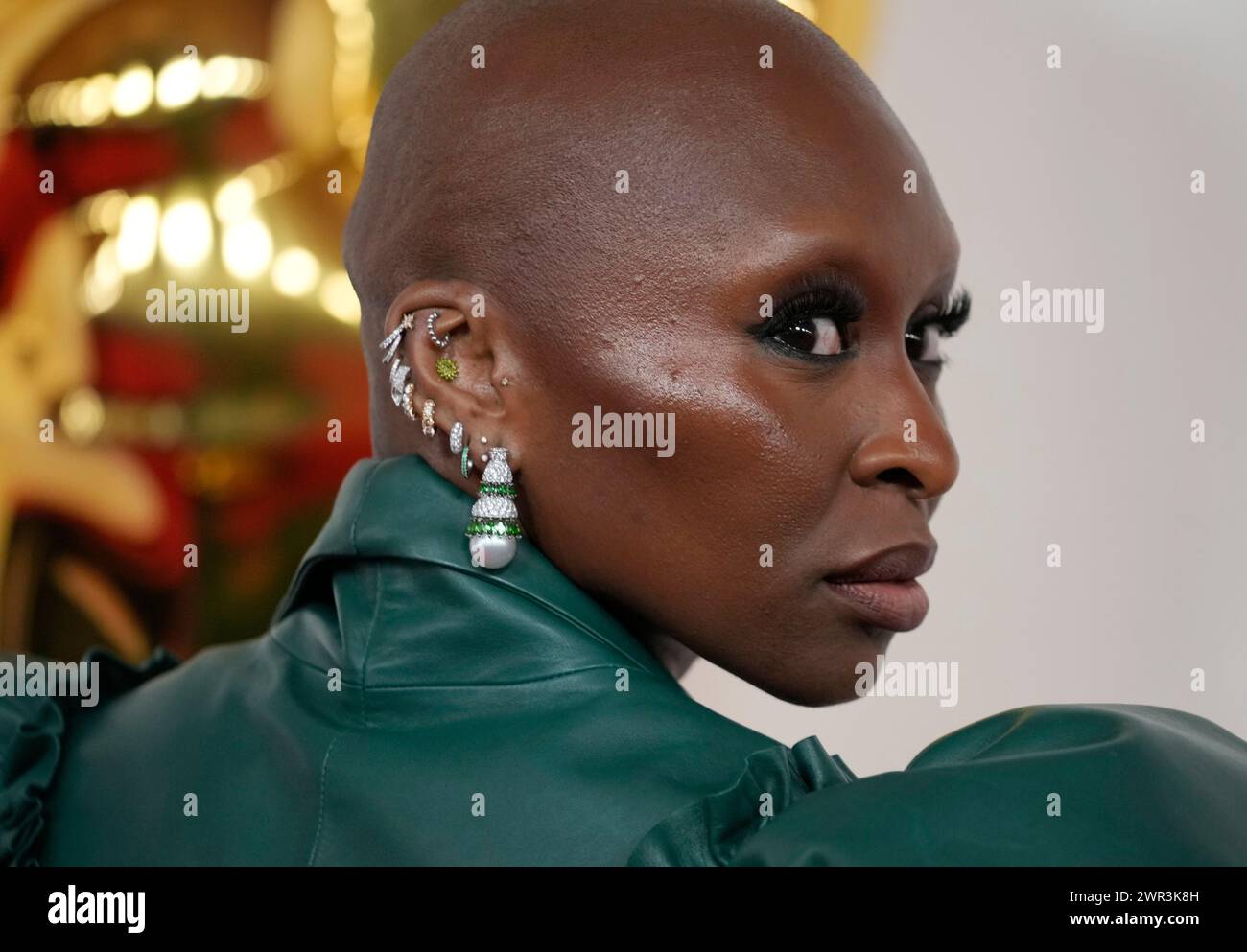 Cynthia Erivo arrives at the Oscars on Sunday, March 10, 2024, at the ...