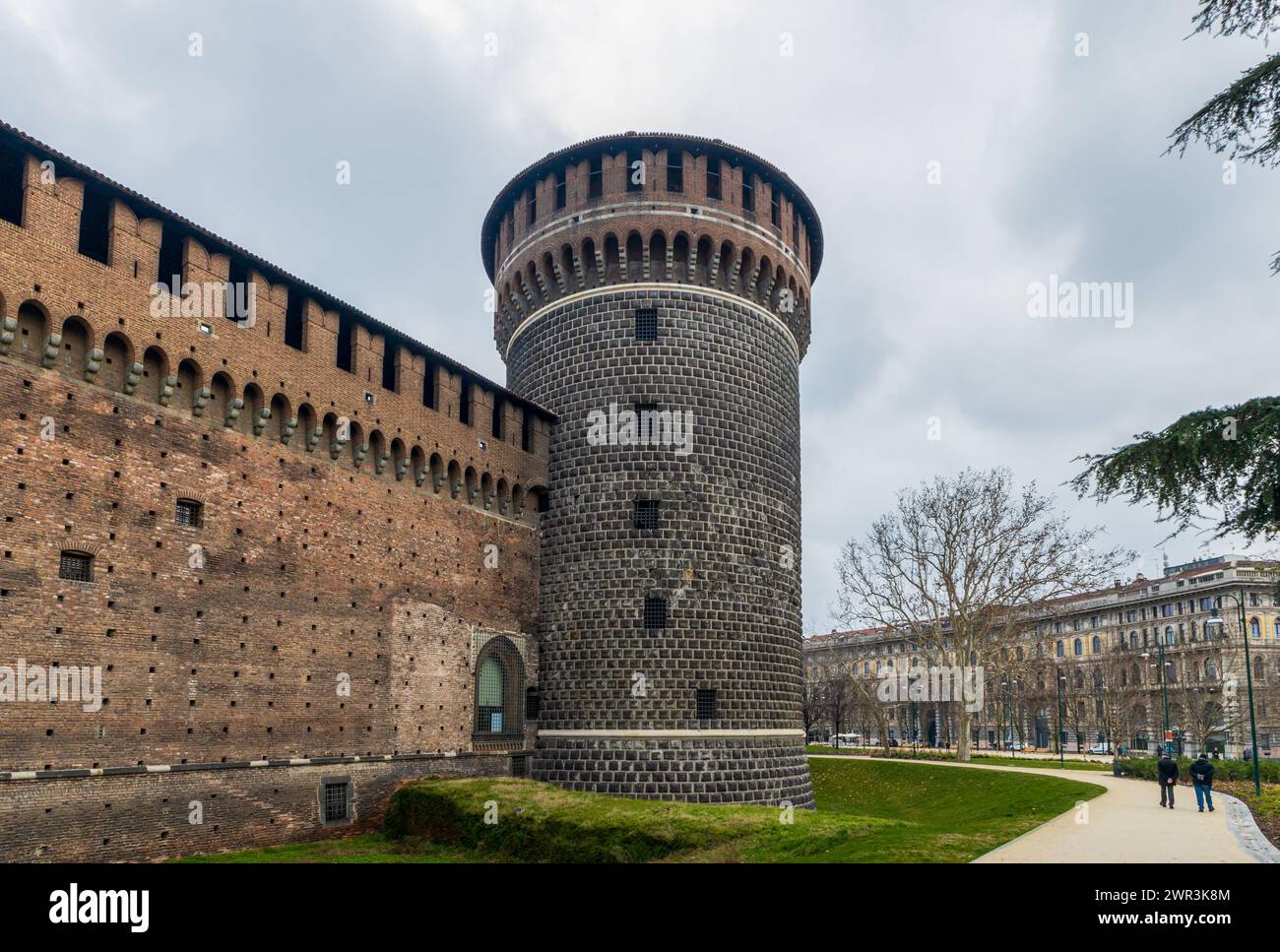 Milan sforza castle hi-res stock photography and images - Alamy