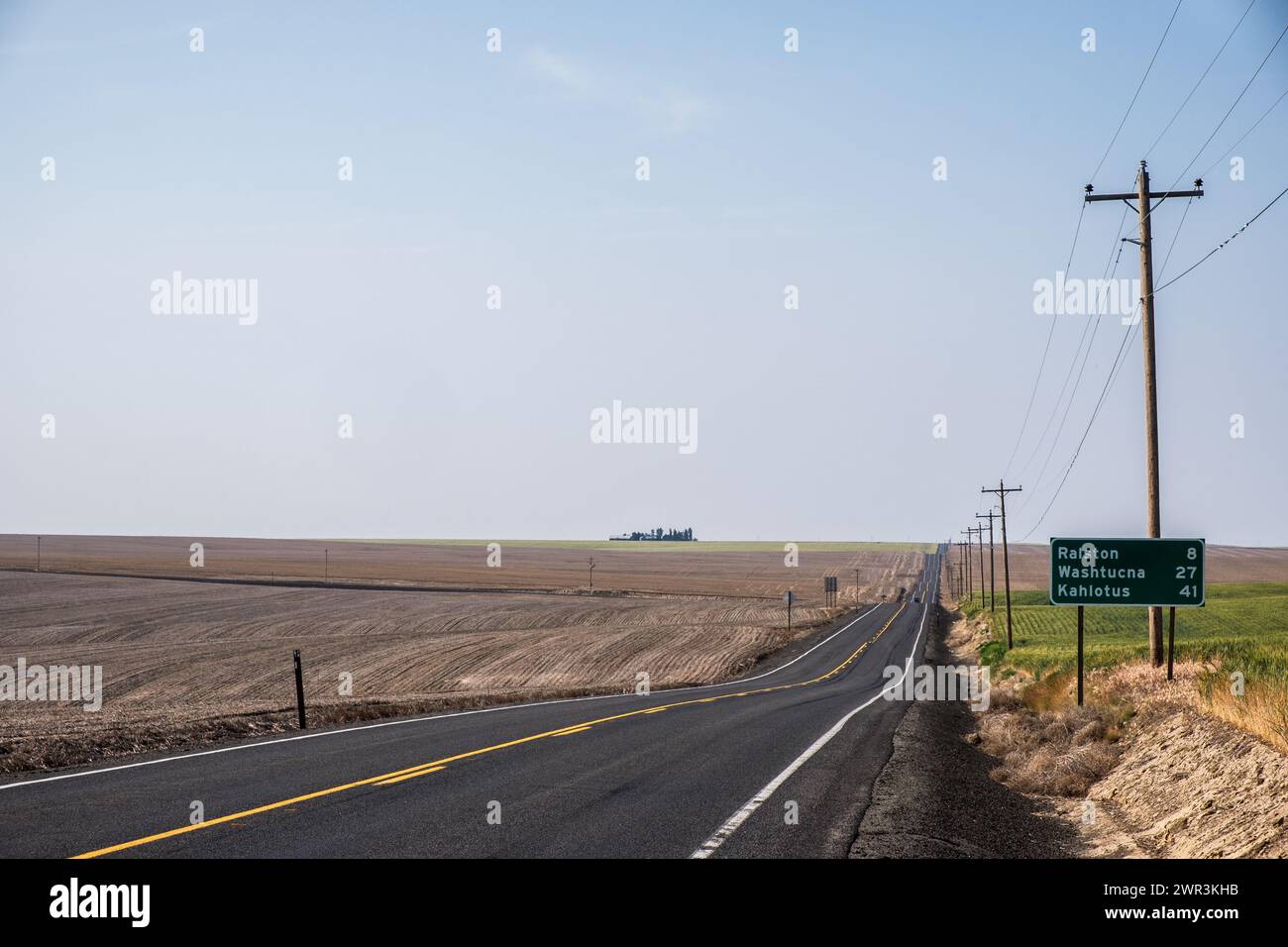 Scene along Route 261 Washington State, USA, eastern Washington Stock ...