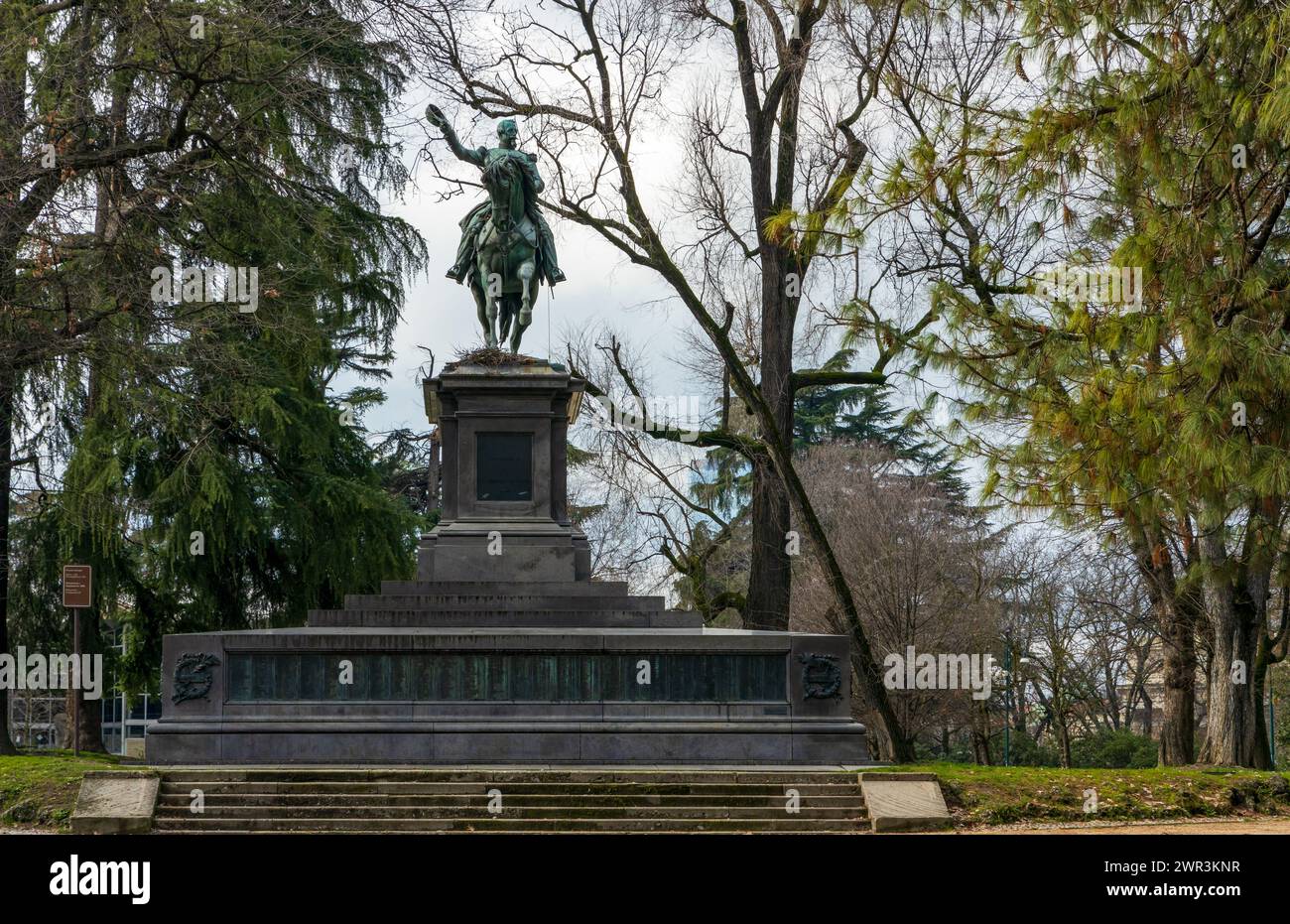 Monument to Napoleon III by Francesco Barzaghi. Established in 1886 in ...