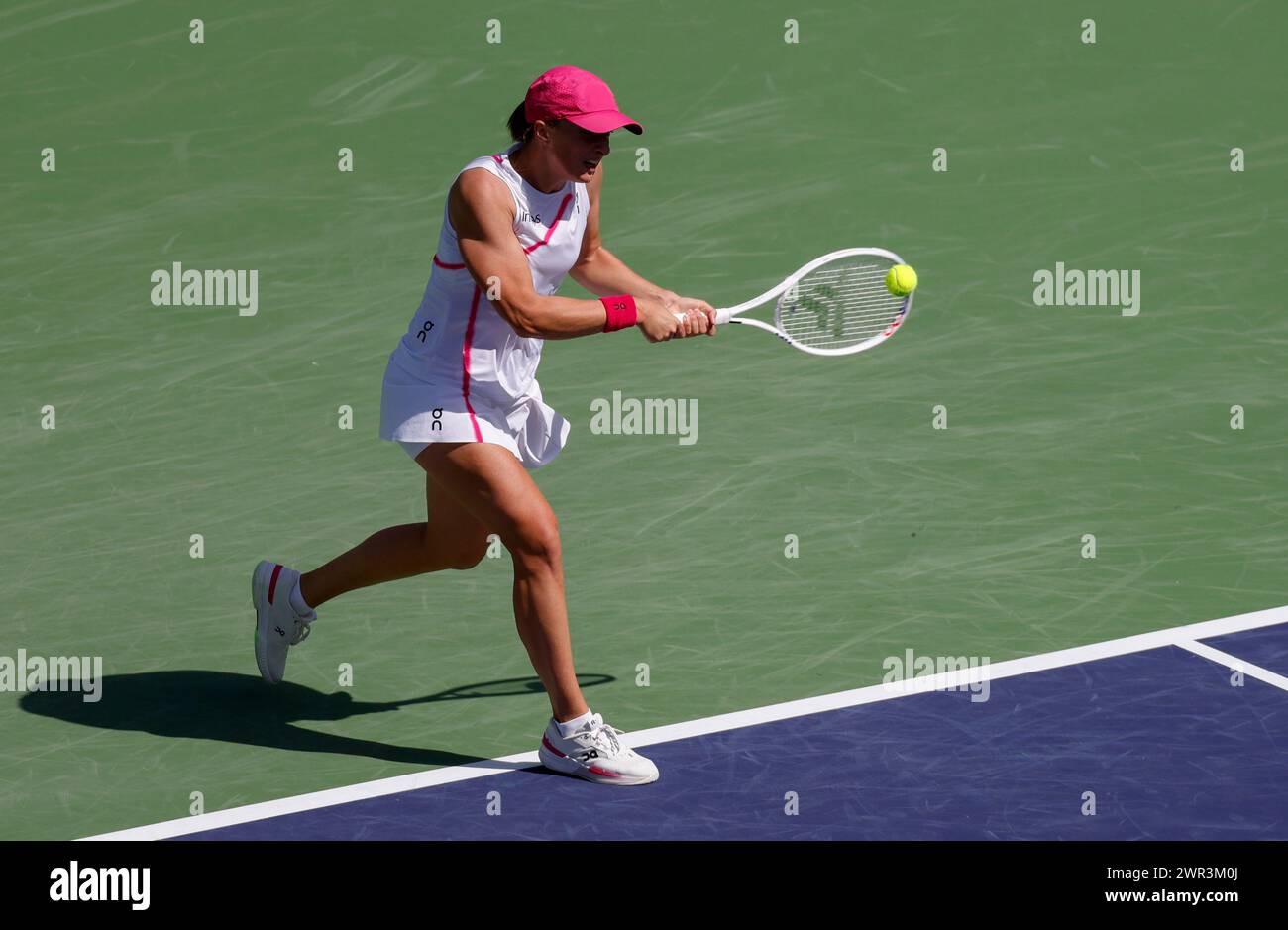 Indian Wells, California, USA. March 10, 2024 Iga Swiatek of Poland ...