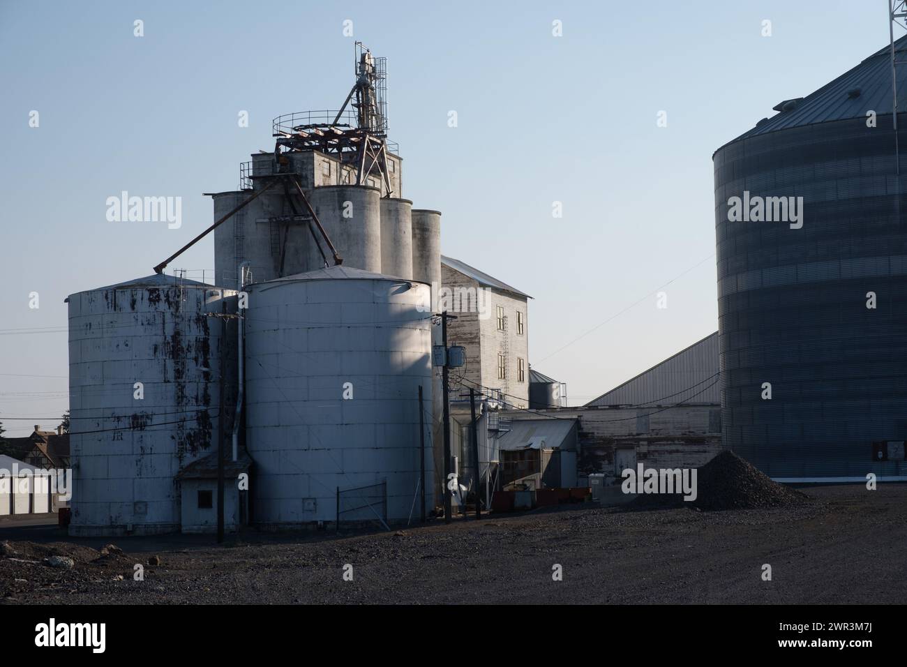 Ritzville Warehouse Co., Ritzville, Washington State, USA, a farmer ...