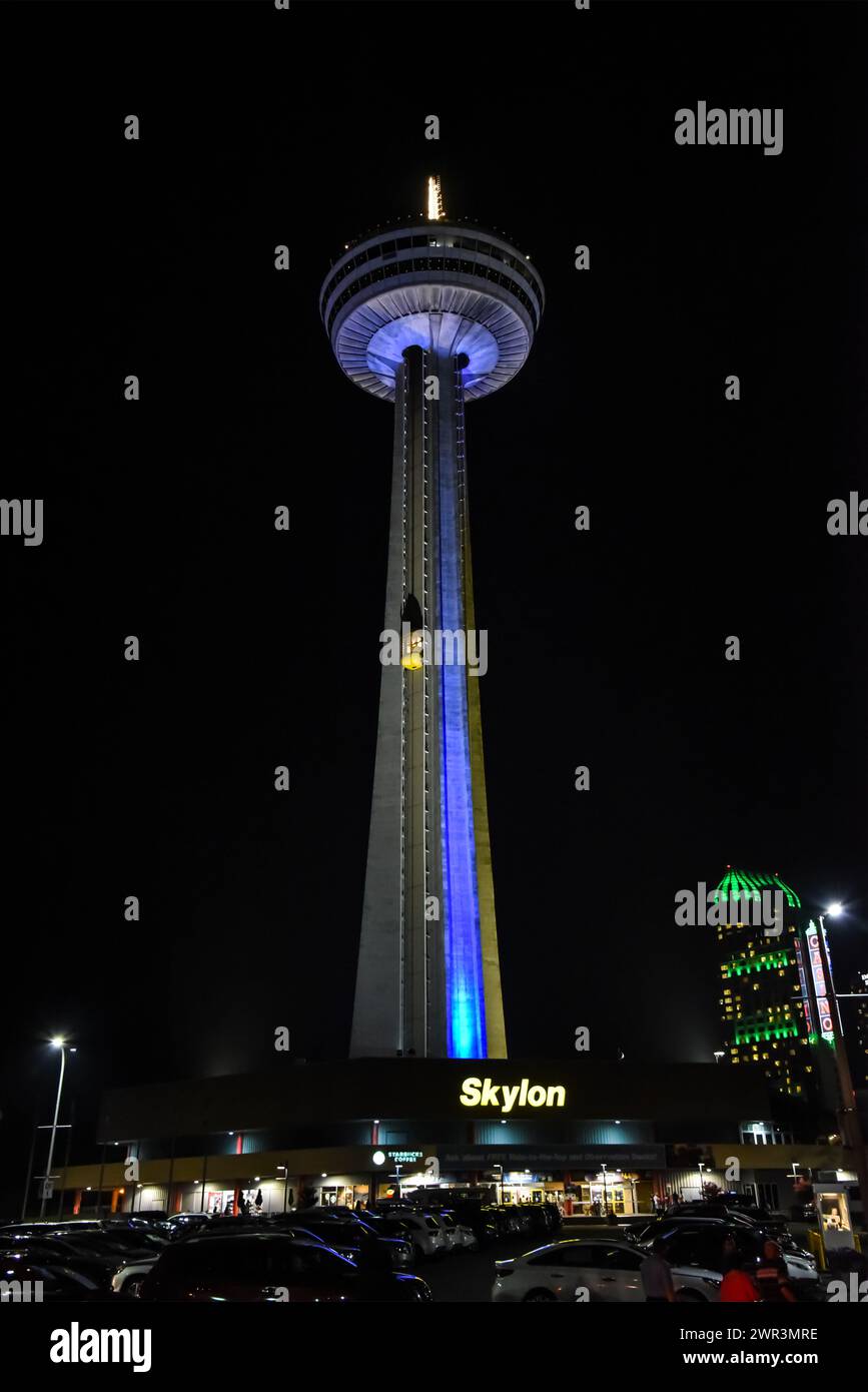 Niagara night lights hi-res stock photography and images - Alamy