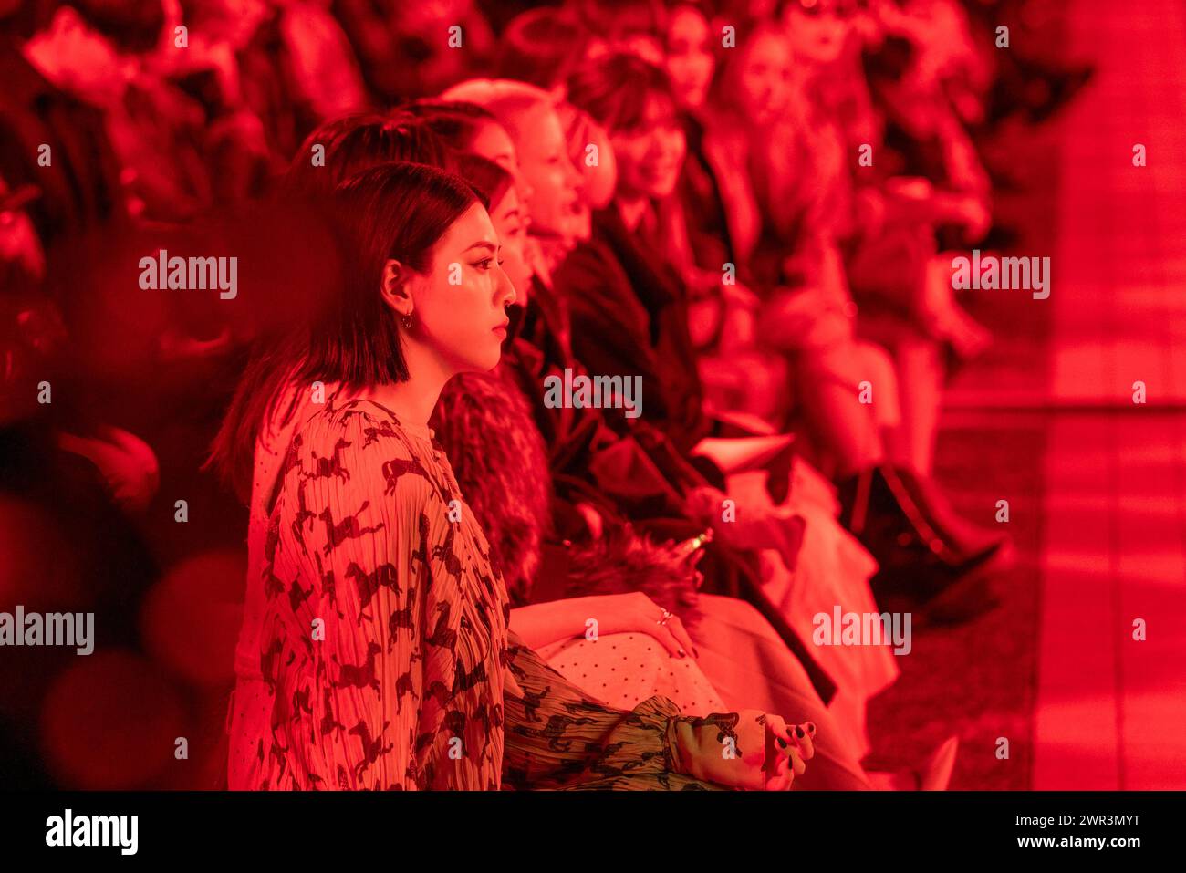 Tokyo, Japan. Ayaka Miyoshi, March 11, 2024 - Rakuten Fashion Week ...