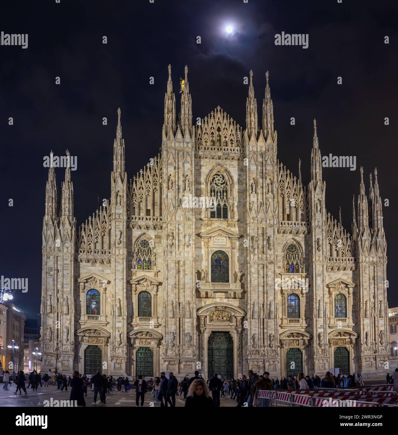 Milan, Italy - February 23, 2024: The famous Milan Cathedral (Duomo di ...