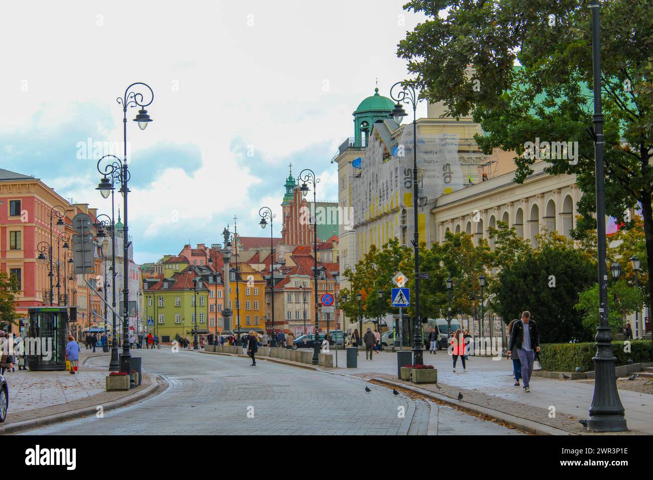 Warsaw Streets old Town Poland Stock Photo - Alamy