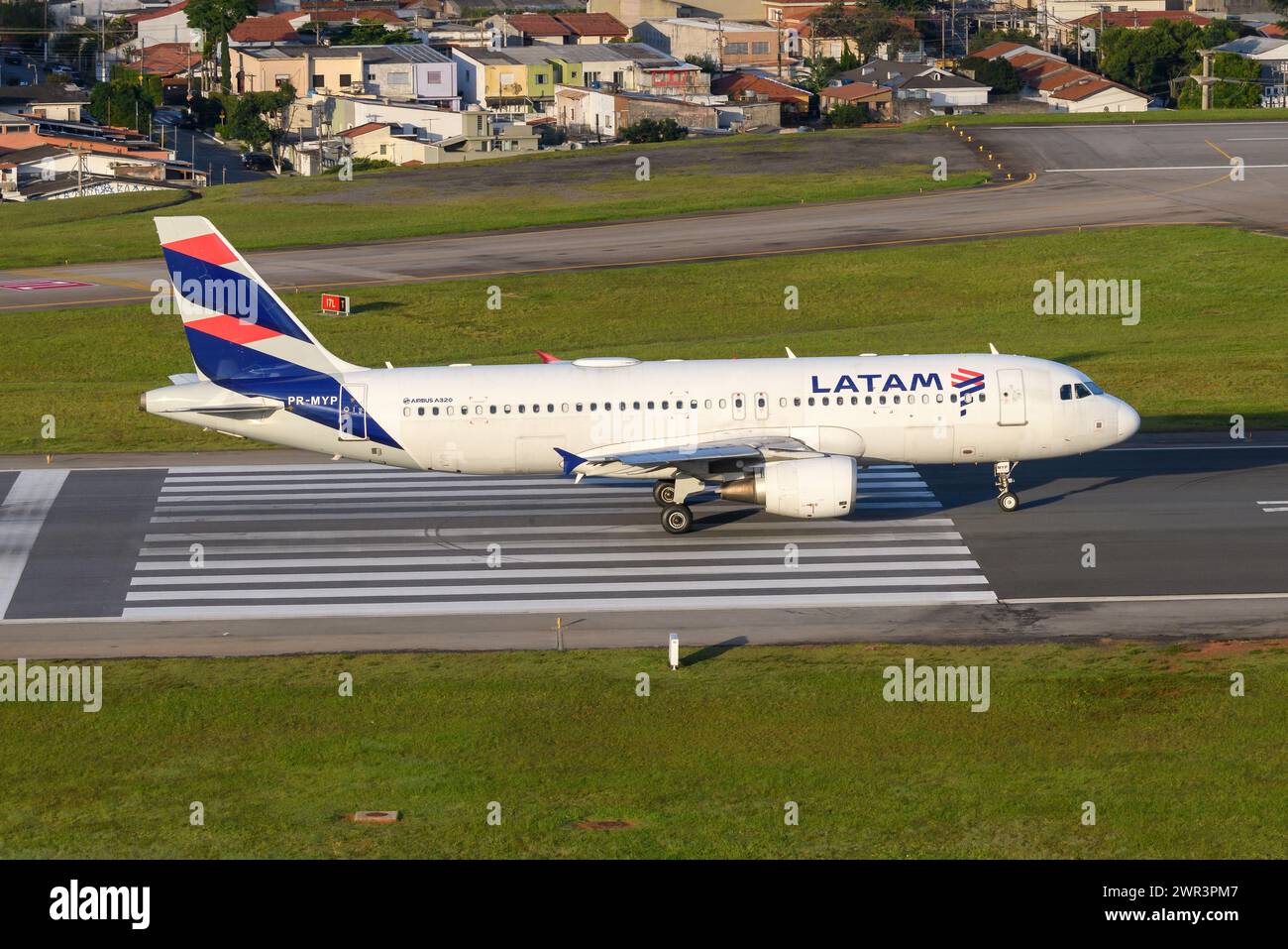 LATAM Airlines Airbus A320 aircraft. Airplane of LATAM Airlines Brazil ...