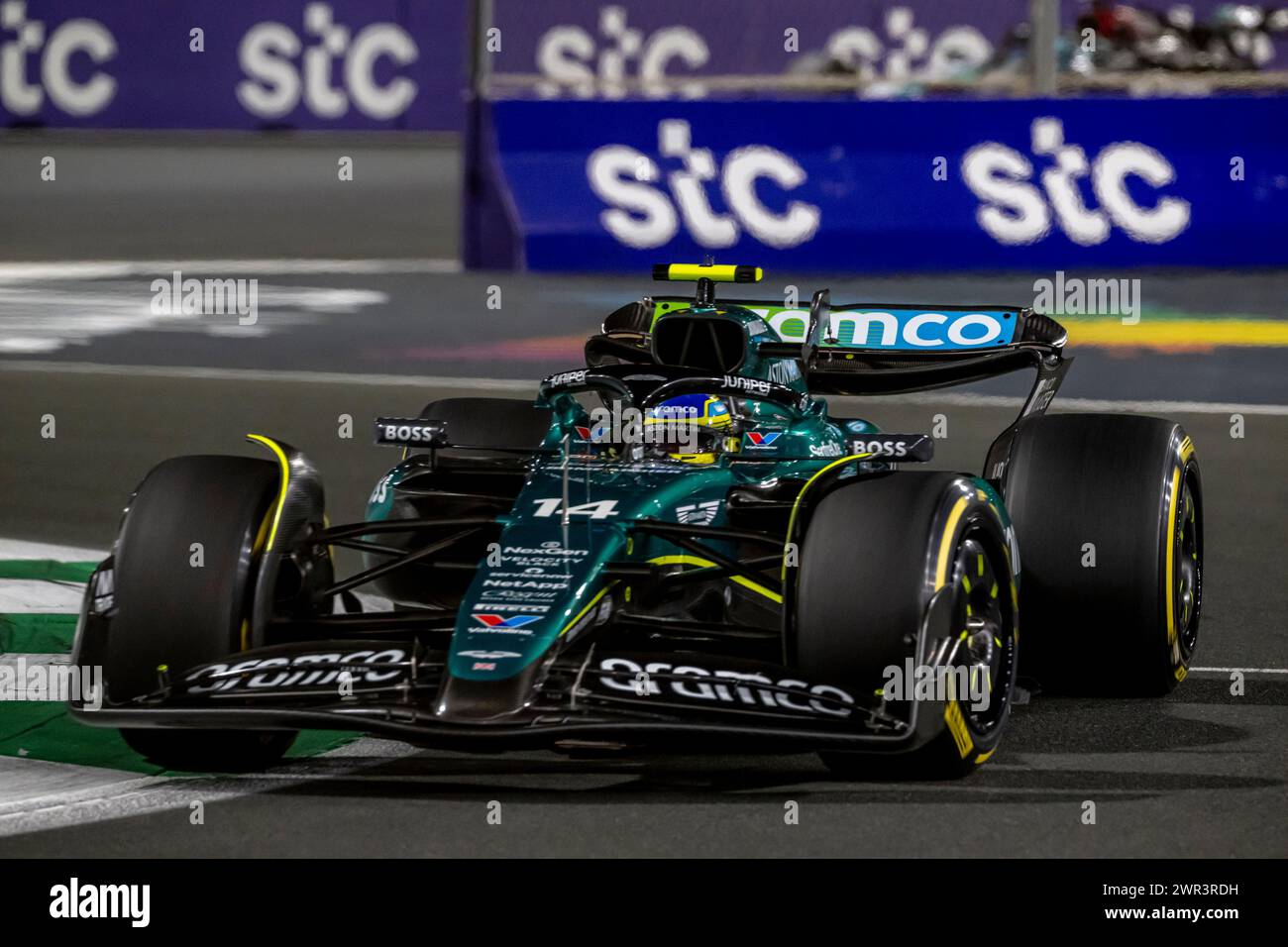 Jeddah, Saudi Arabia, 10th Mar 2024, Fernando Alonso, from Spain ...