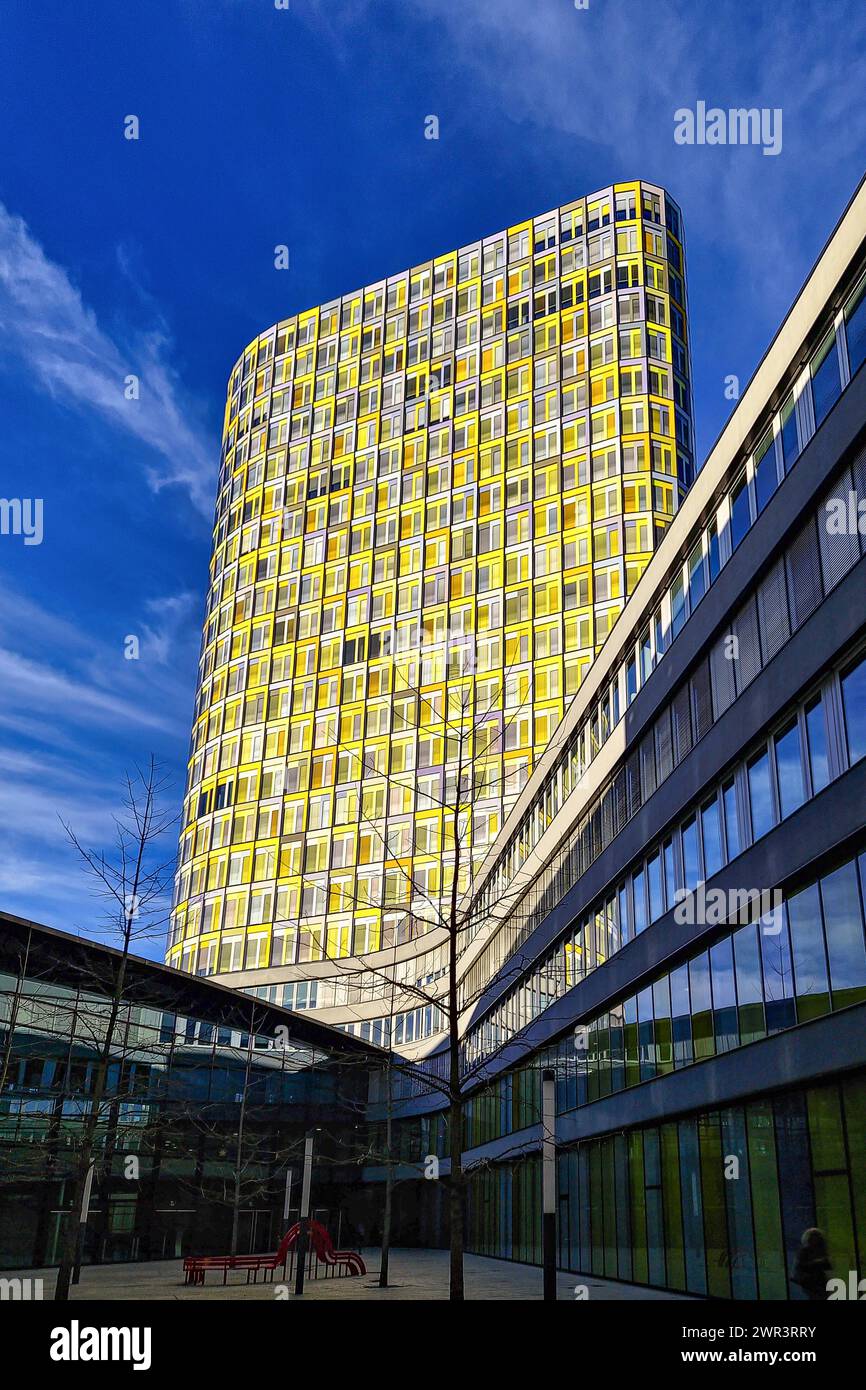 Facade of the headquarters of the ADAC, ADAC-Zentrale at Munich ...