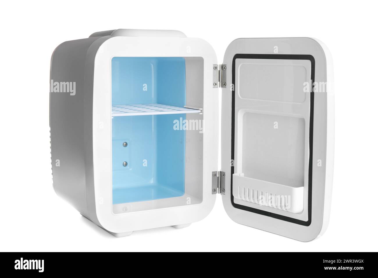 Open empty mini fridge Cut Out Stock Images & Pictures - Alamy