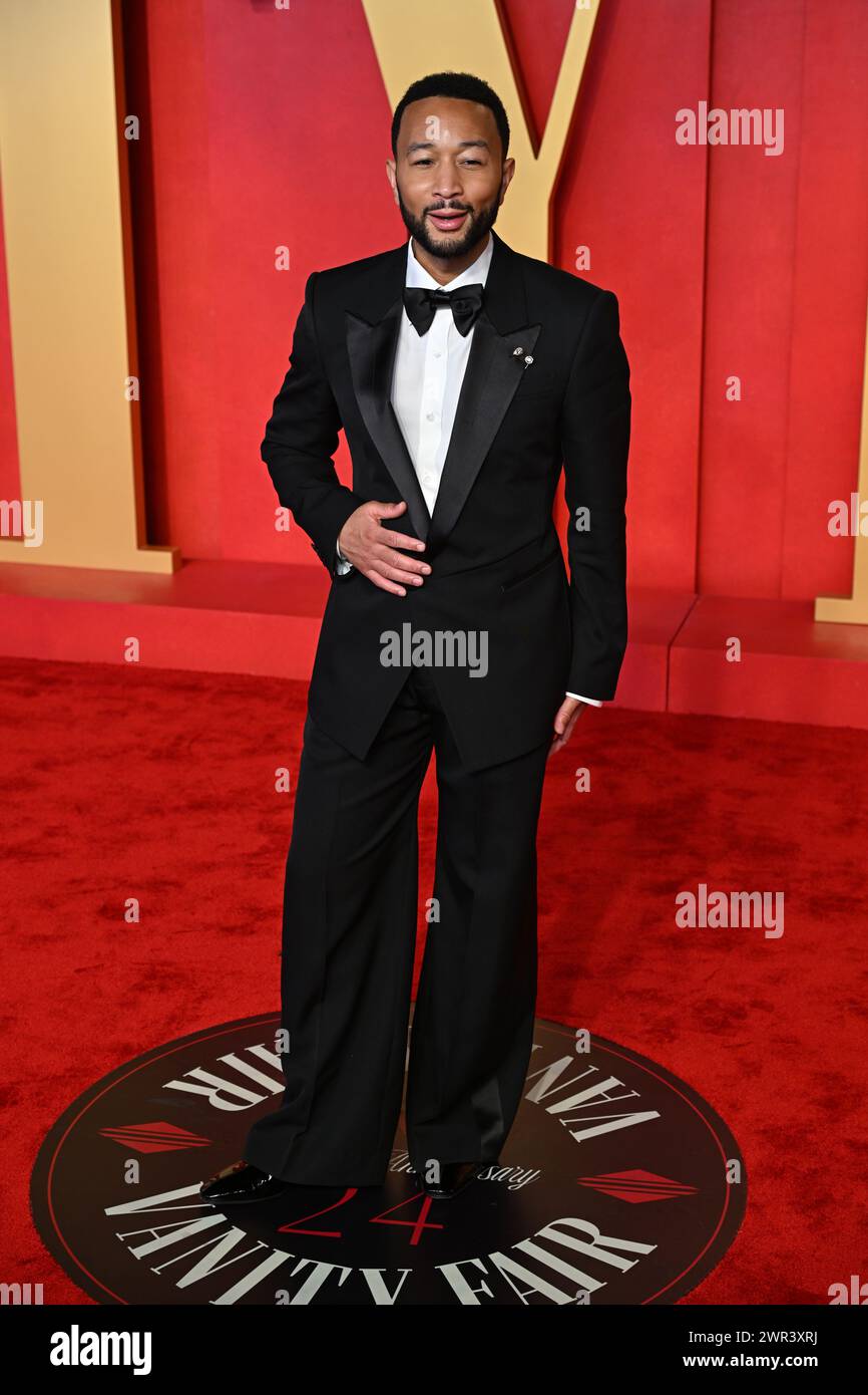 John Legend attending the Vanity Fair Oscar Party held at the Wallis ...