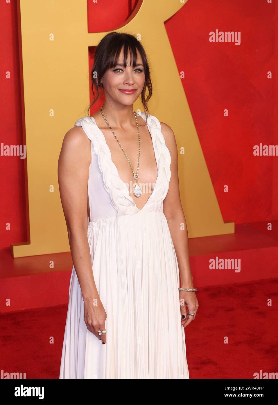 Beverly Hills, USA. 10th Mar, 2024. Rashida Leah Jones attends the 2024 Vanity Fair Oscar Party ...