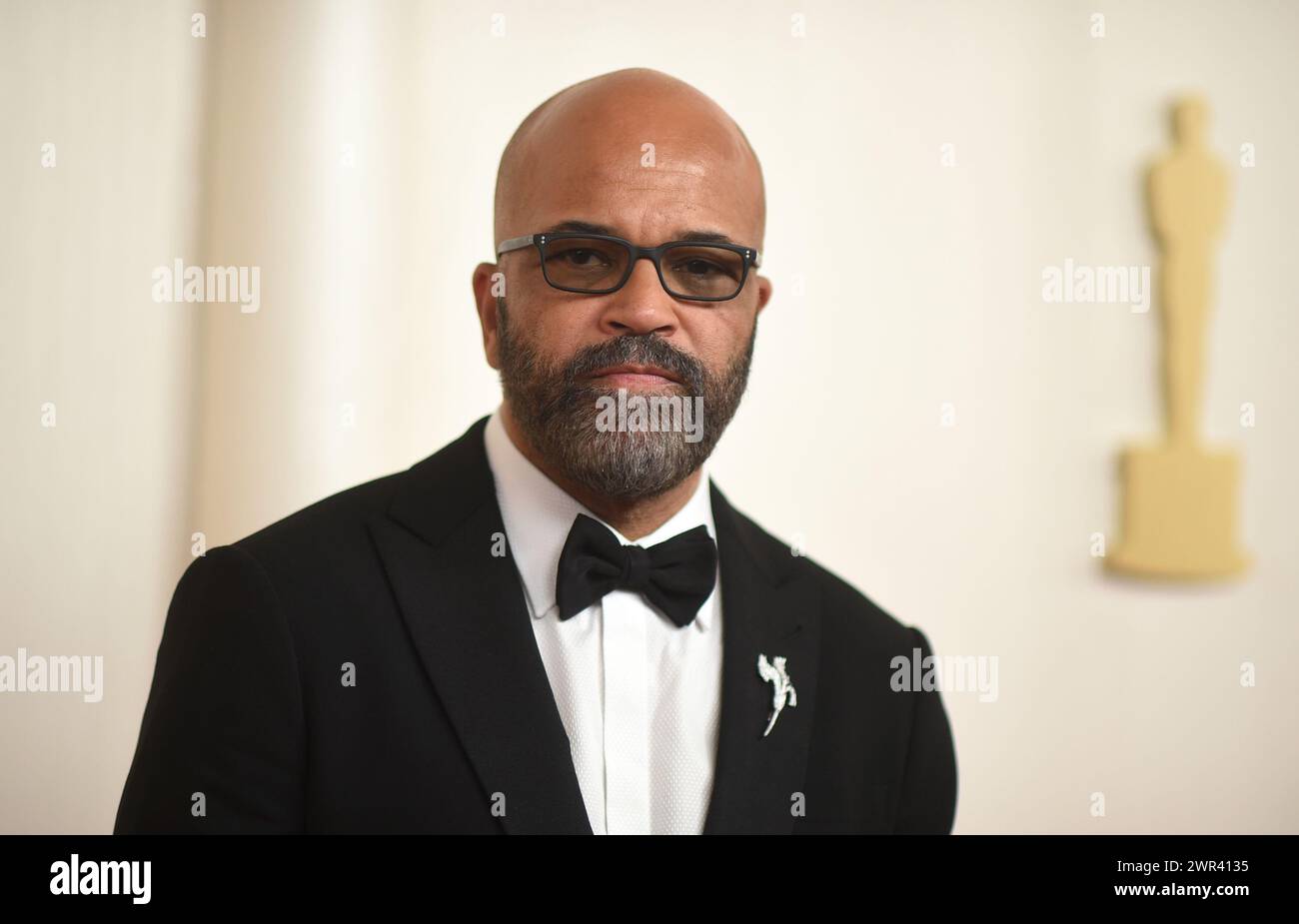 Jeffrey Wright arrives at the Oscars on Sunday, March 10, 2024, at the ...