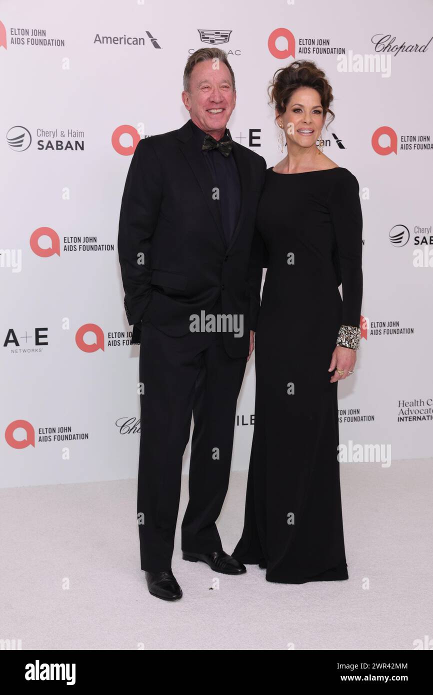West Hollywood, Ca. 10th Mar, 2024. Tim Allen and Jane Allen at the ...