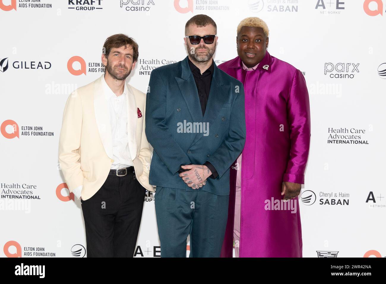 West Hollywood, USA. 10th Mar, 2024. Ryan Hope, Ari Balouzian and Jacob ...