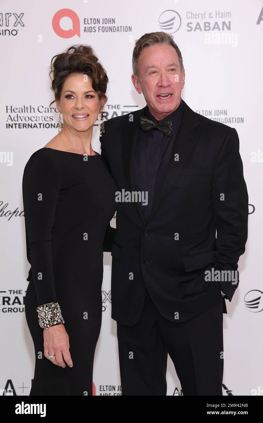 West Hollywood, Ca. 10th Mar, 2024. Tim Allen and Jane Allen at the ...