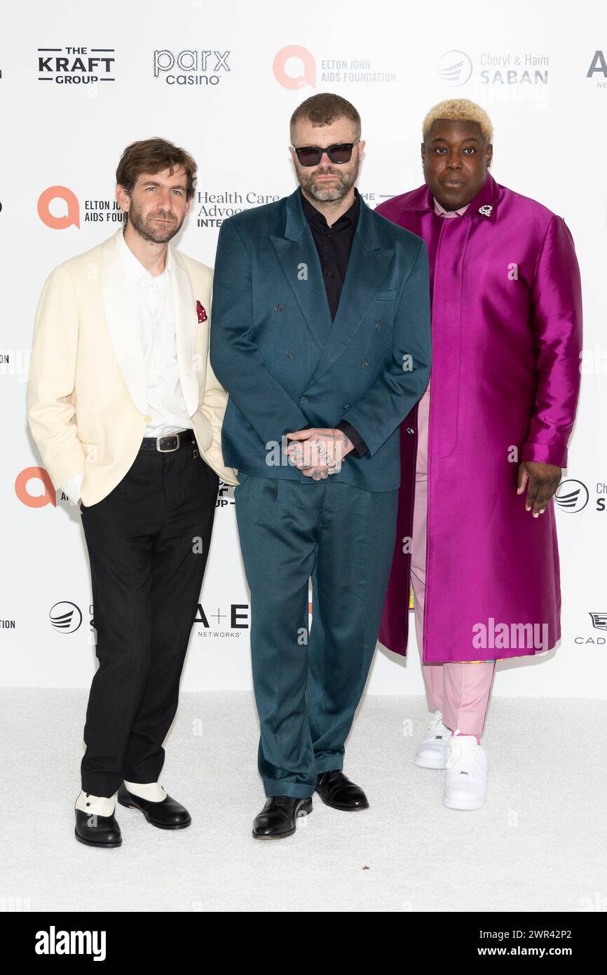 West Hollywood, USA. 10th Mar, 2024. Ryan Hope, Ari Balouzian and Jacob ...