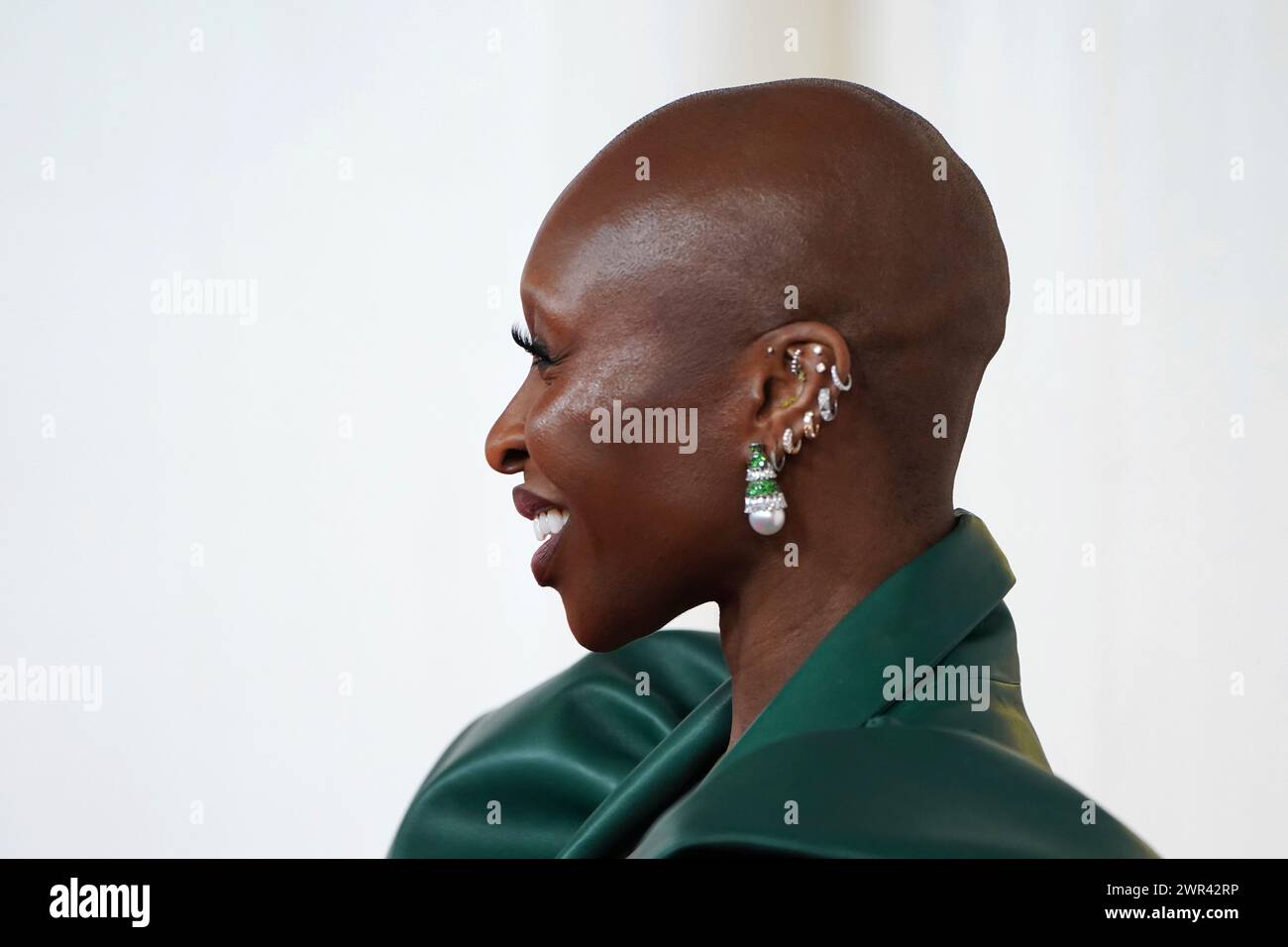 Cynthia Erivo arrives at the Oscars on Sunday, March 10, 2024, at the ...