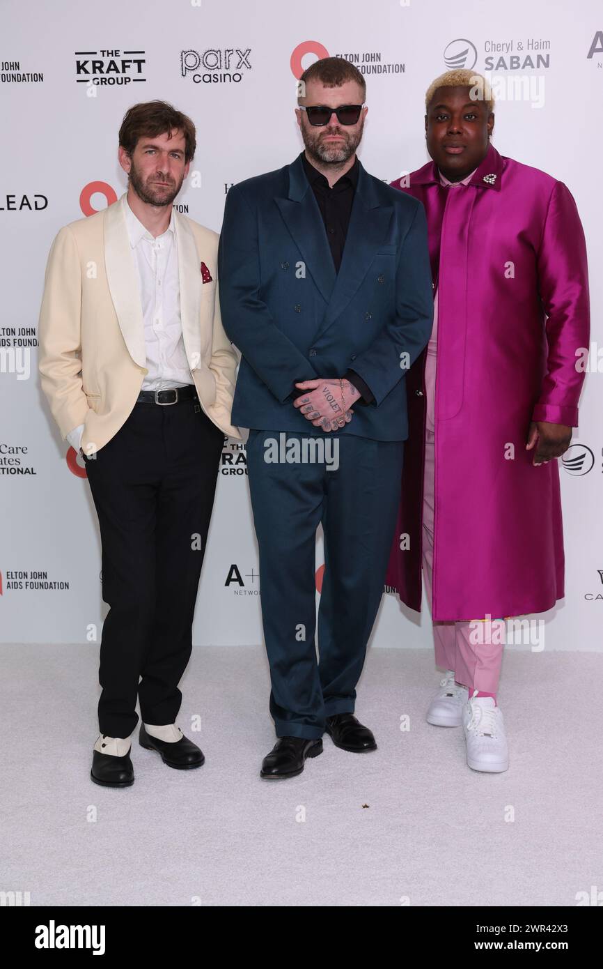WEST HOLLYWOOD, CA - MARCH 10:Ryan Hope, Ari Balouzian and Jacob Lusk ...