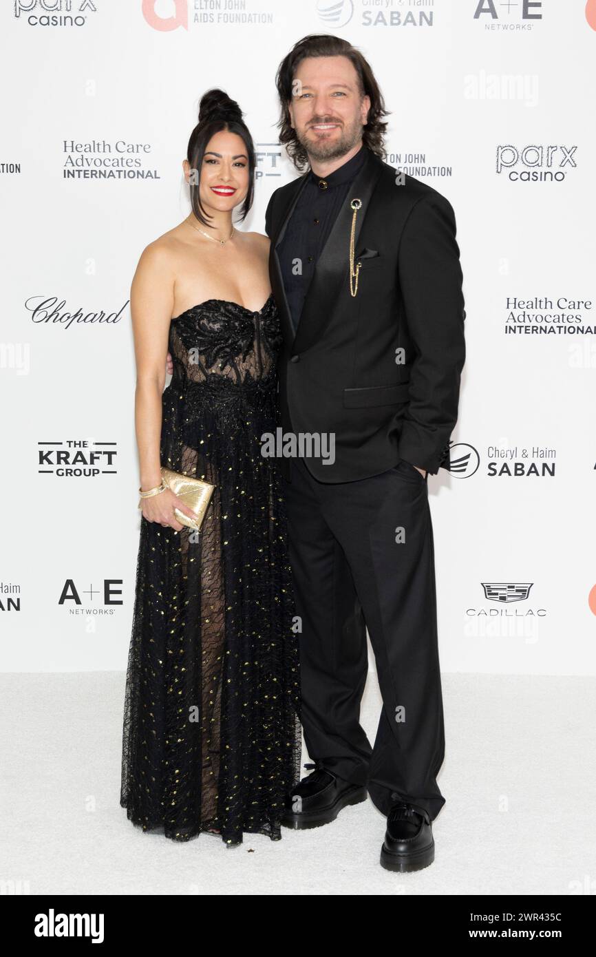 West Hollywood, USA. 10th Mar, 2024. Jennifer HuYoung and JC Chasez ...