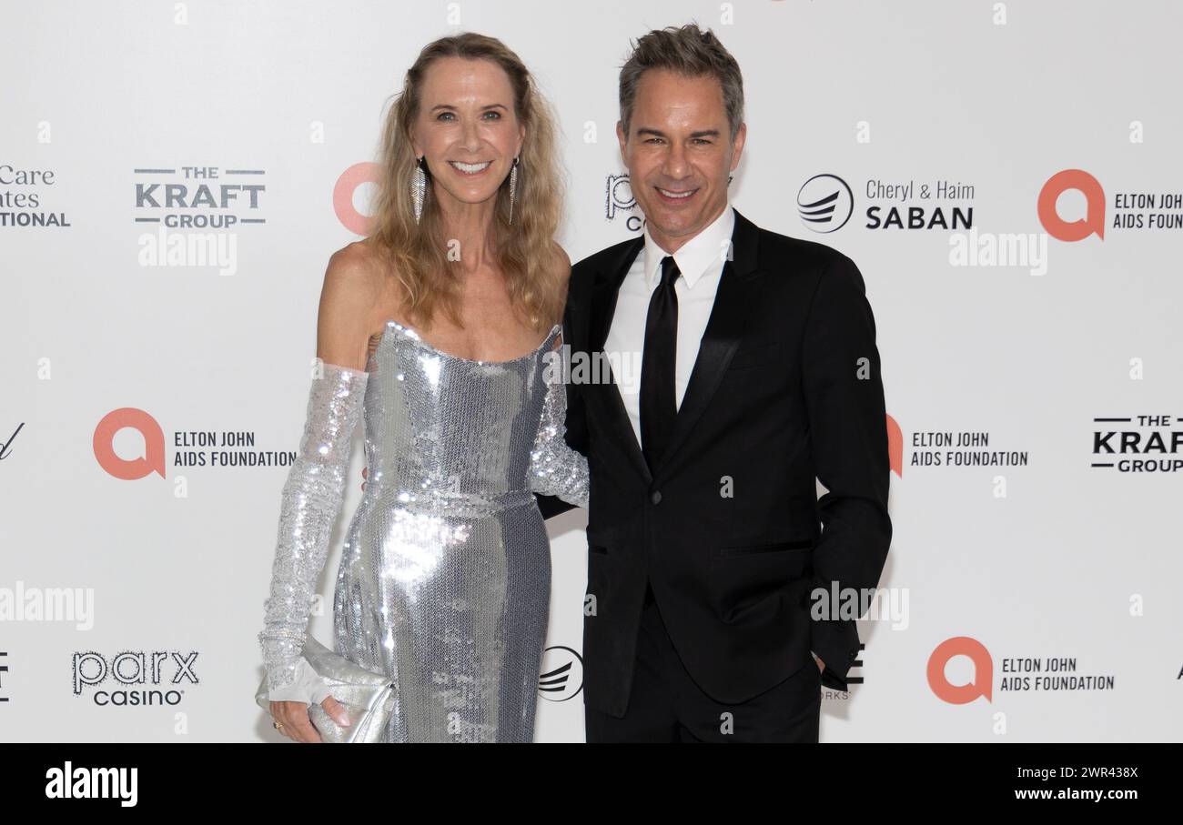 West Hollywood, USA. 10th Mar, 2024. Janet Holden and Eric McCormack ...