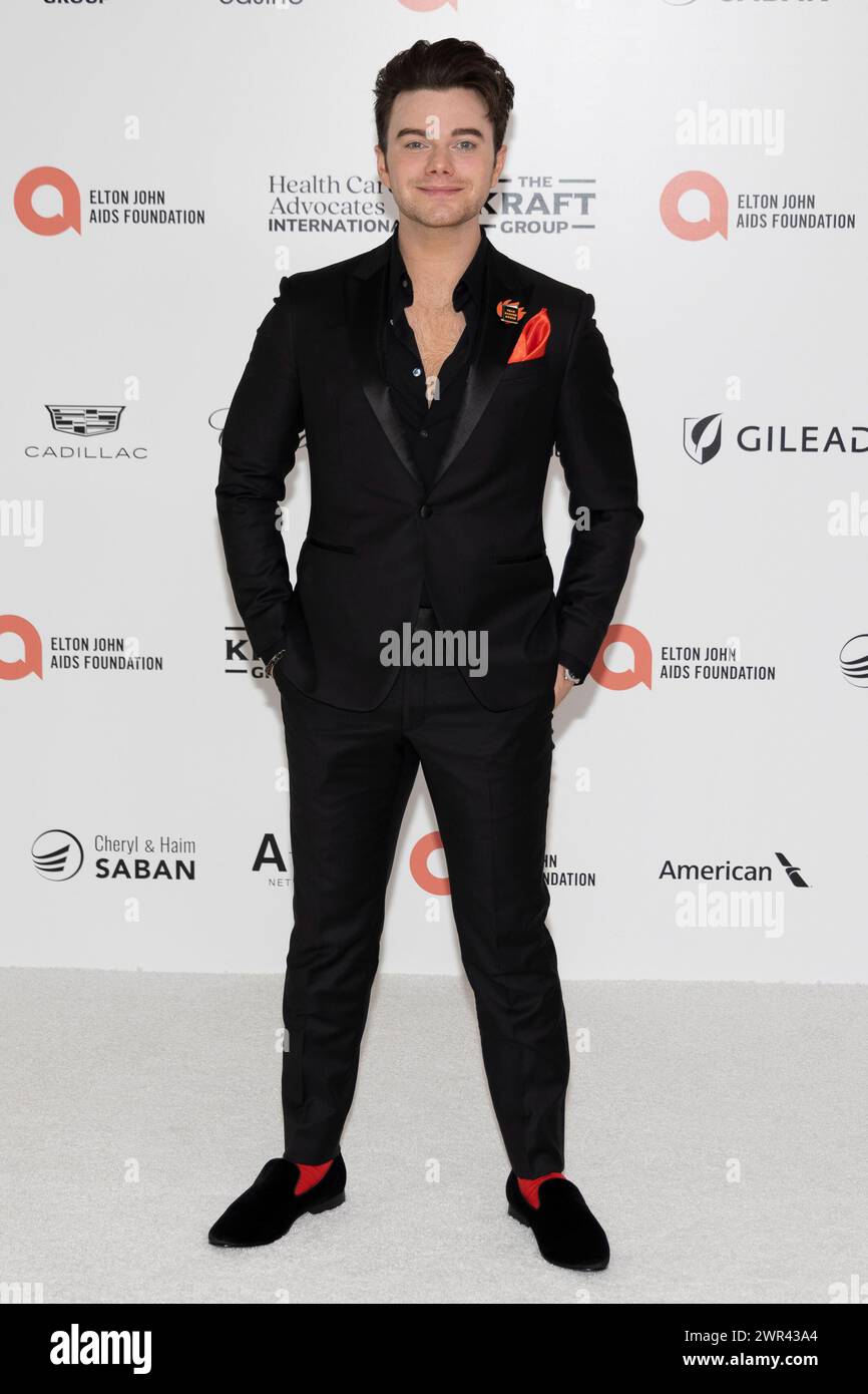 West Hollywood, USA. 10th Mar, 2024. Chris Colfer attends the arrivals ...