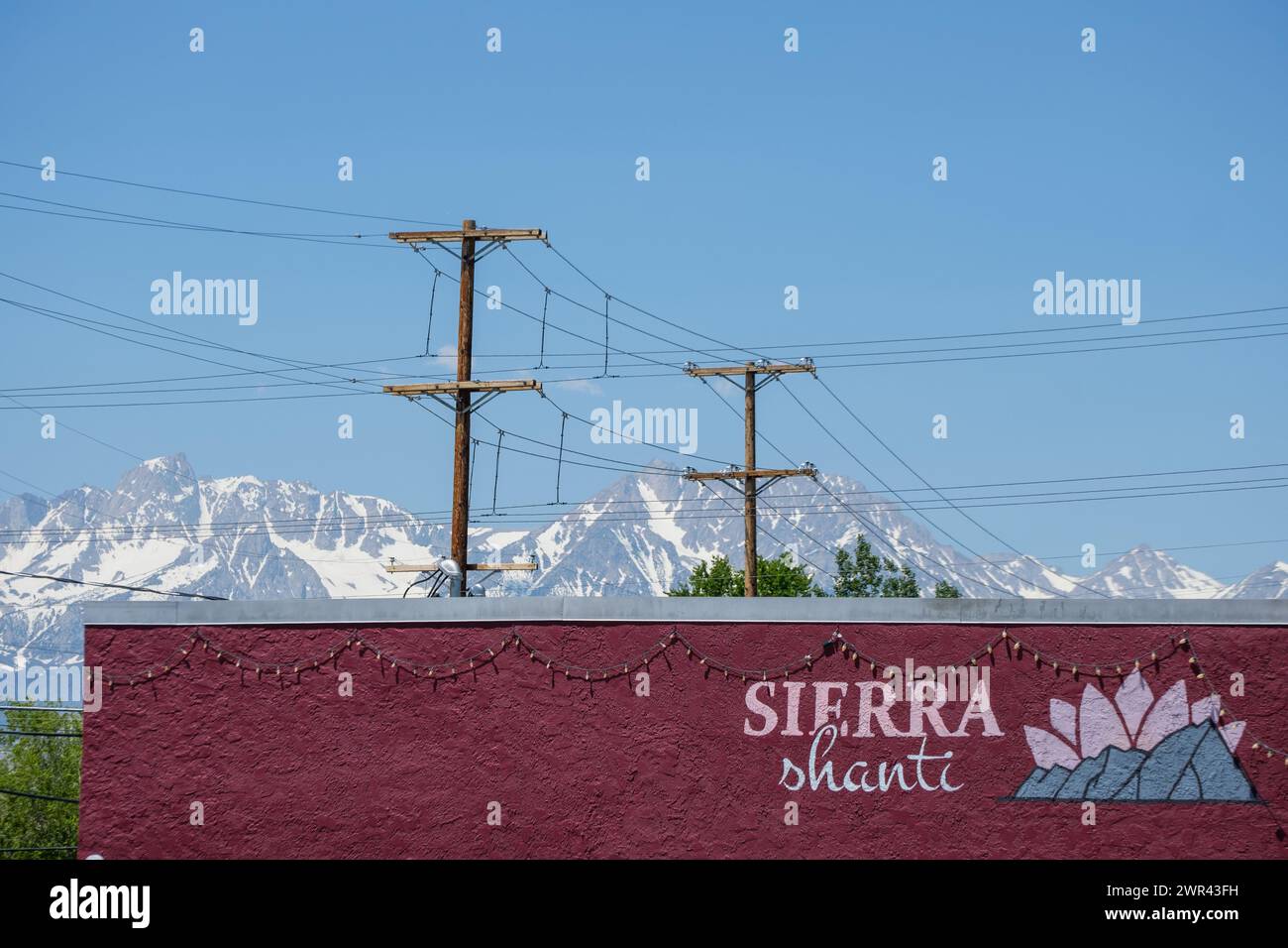 Sierra Shanti on South Main Street in the in the City of Bishop ...