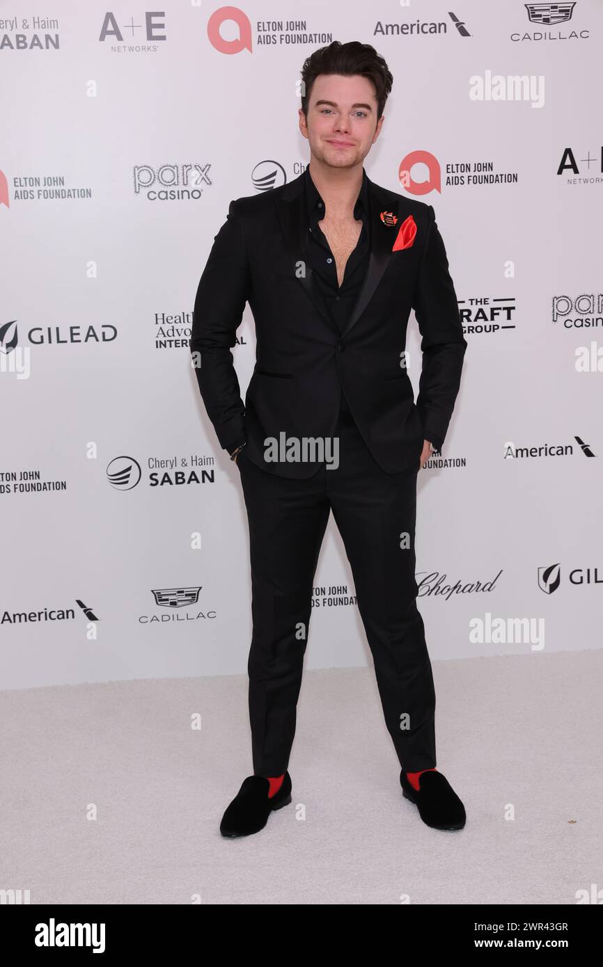 West Hollywood, Ca. 10th Mar, 2024. Chris Colfer at the 32nd Annual ...