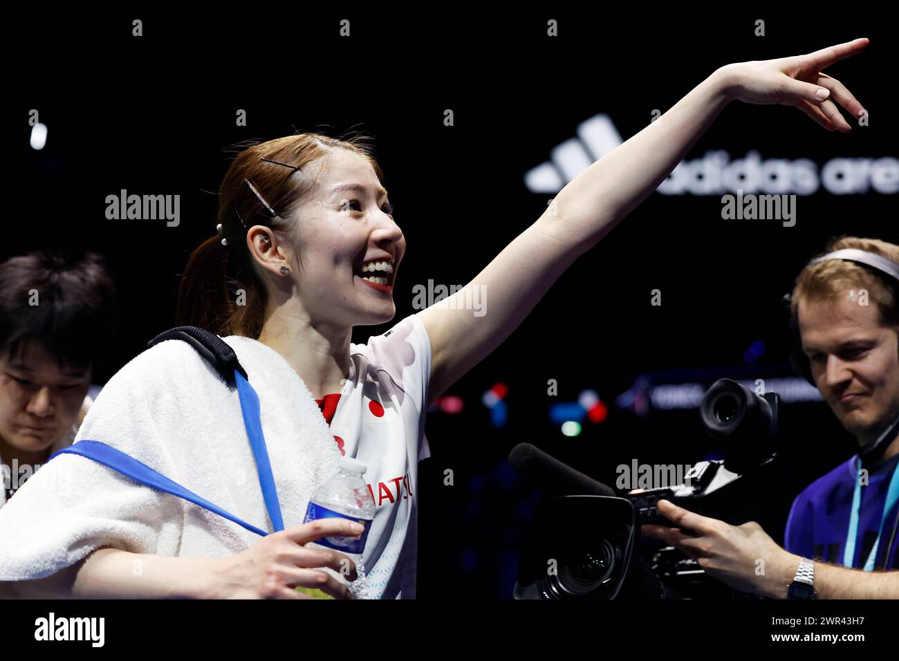 Paris, France. Credit: D. 9th Mar, 2024. Chiharu Shida (JPN) Badminton : YONEX French Open ...