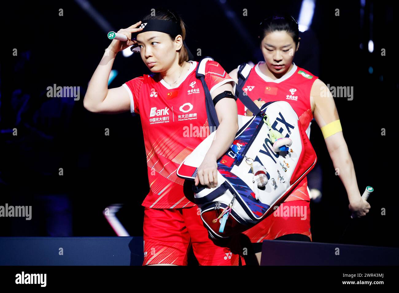 Paris, France. Credit: D. 9th Mar, 2024. Chen Qing Chen, Jia Yi Fan (CHN) Badminton : YONEX ...