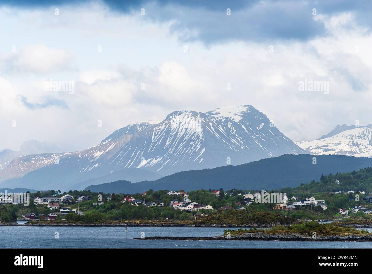 Mountains and Fiord around ALESUND, Geirangerfjord, Norway, Europe ...