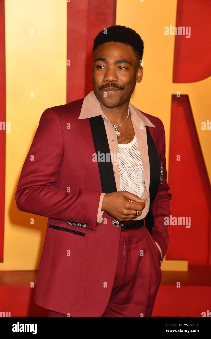 Beverly Hills, Ca. 10th Mar, 2024. Donald Glover at the 30th Vanity ...