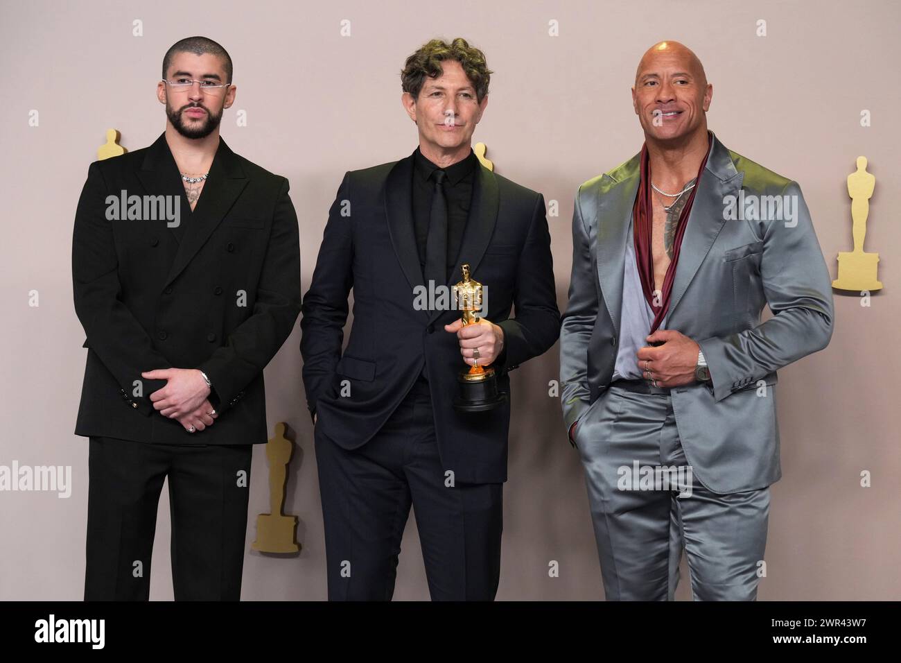 Jonathan Glazer, center, winner of the award for best international ...