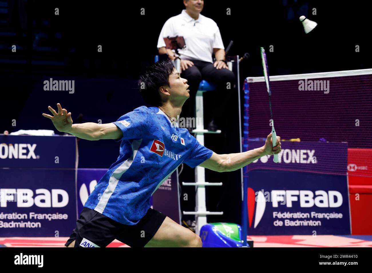 Paris, France. Credit: D. 8th Mar, 2024. Yuta Watanabe (JPN) Badminton ...