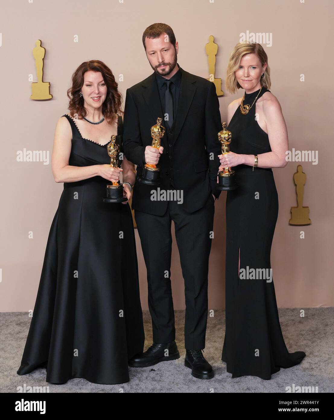 Raney Aronson-Rath, Mstyslav Chernov, and Michelle Miner of "20 Days in ...