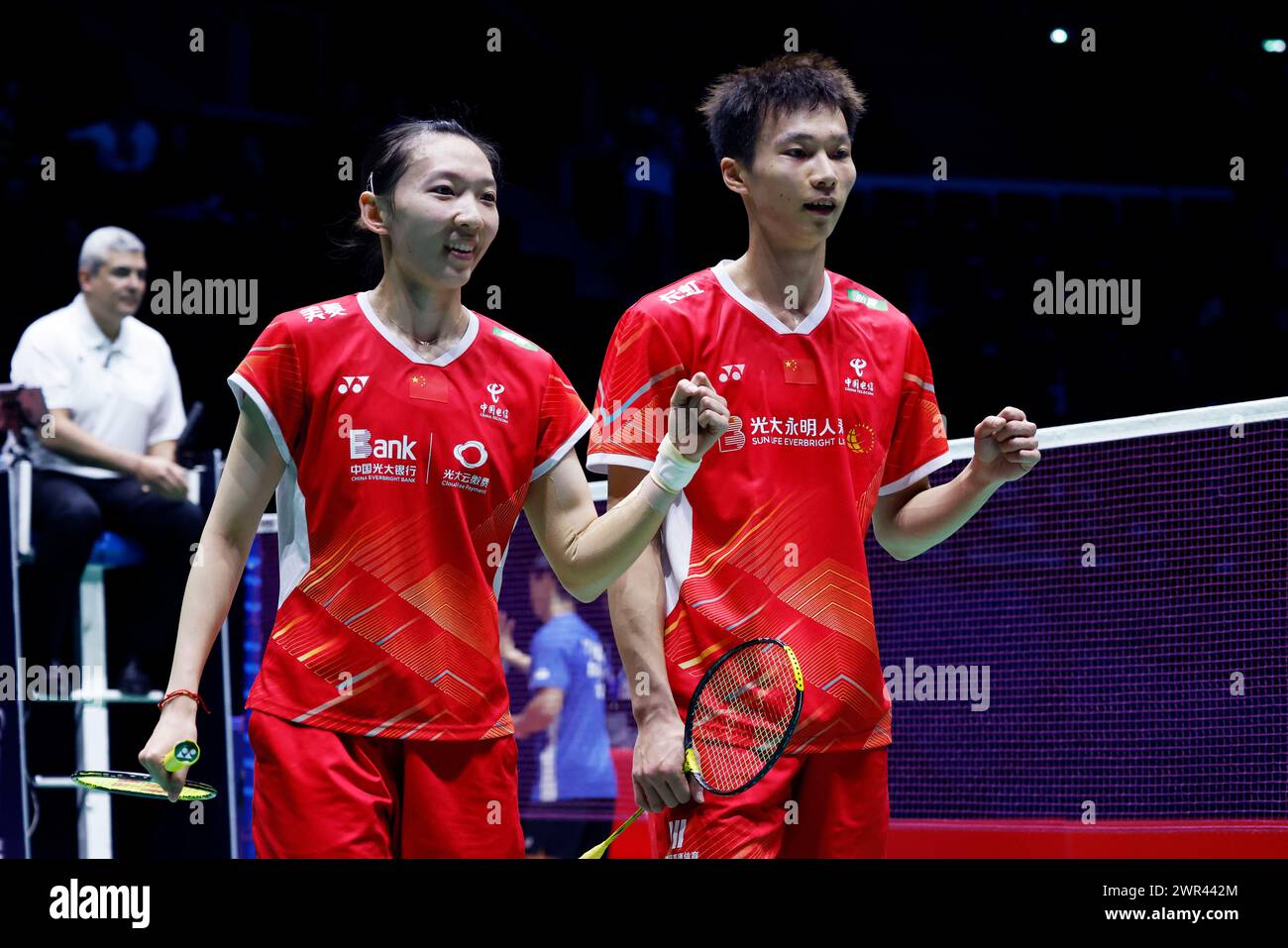 Paris, France. Credit: D. 8th Mar, 2024. Wei Ya Xin, Jiang Zhen Bang (CHN) Badminton : YONEX ...