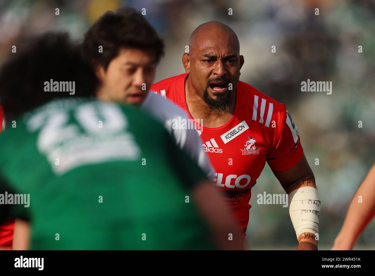 Sagamihara Gion Stadium, Kanagawa, Japan. 10th Mar, 2024. Isileli ...