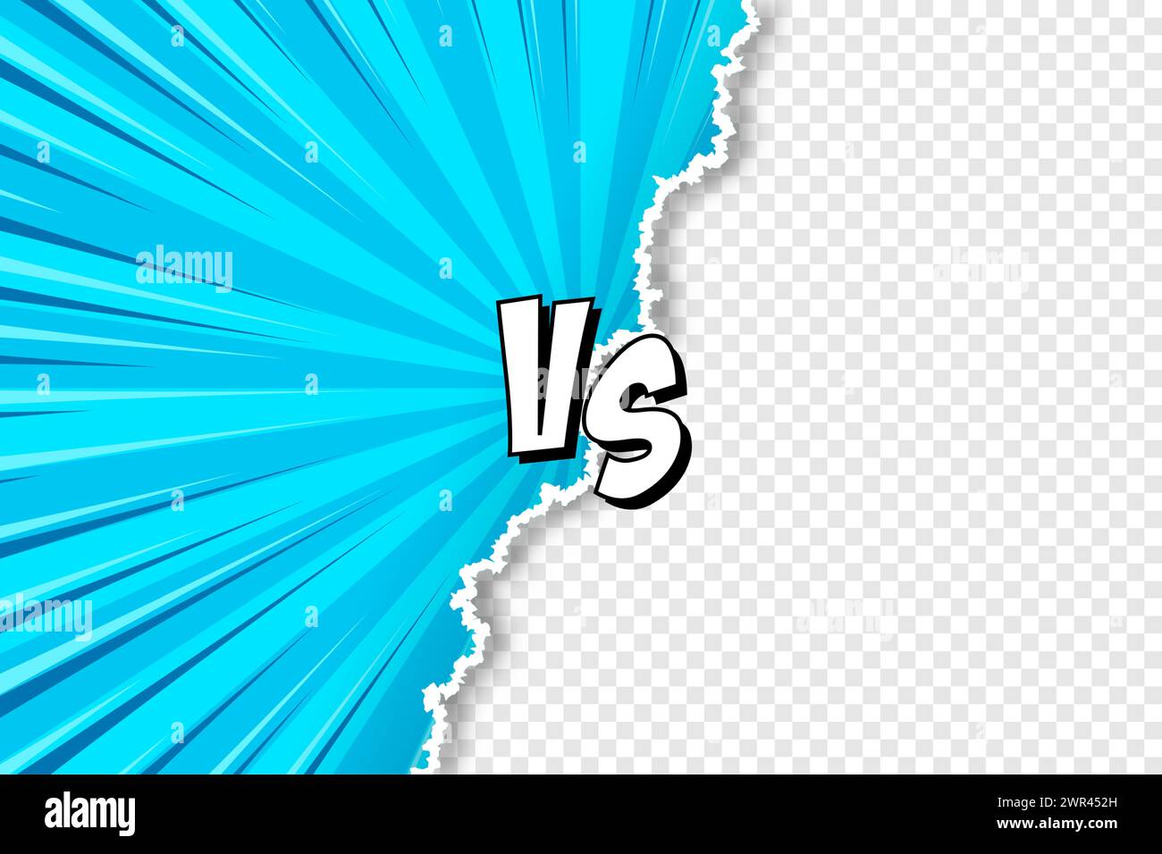 Cartoon comic background. Fight versus. Comics book colorful ...