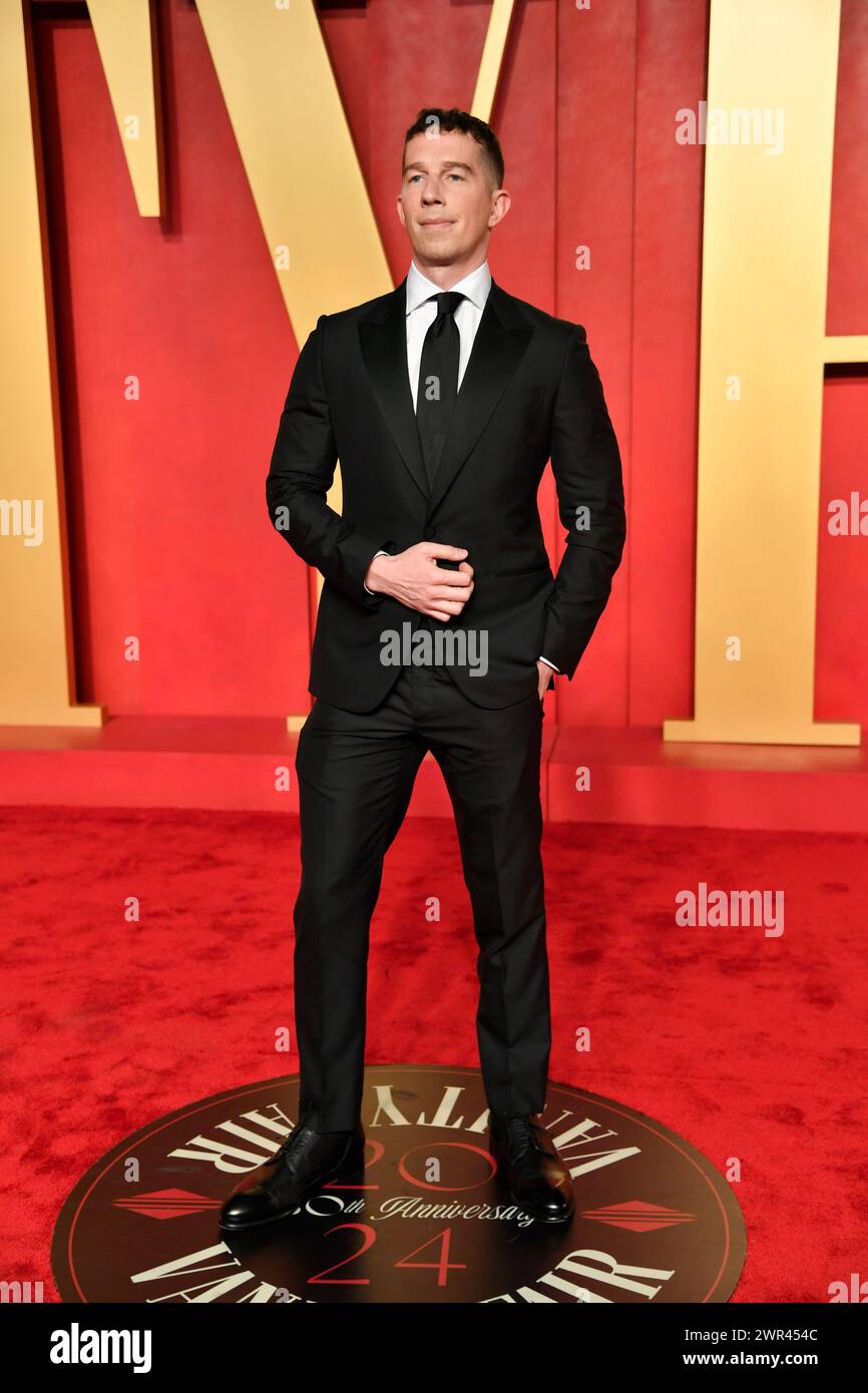 Gordon von Steiner arrives at the Vanity Fair Oscar Party on Sunday ...