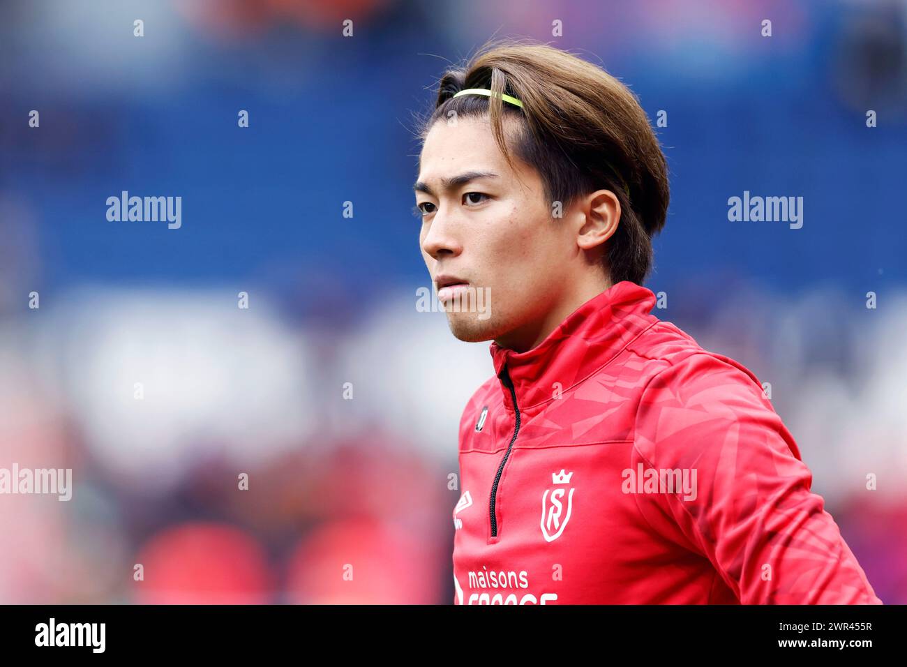 Paris, France. Credit: D. 10th Mar, 2024. Keito Nakamura (Reims) Football/Soccer : French "Ligue ...