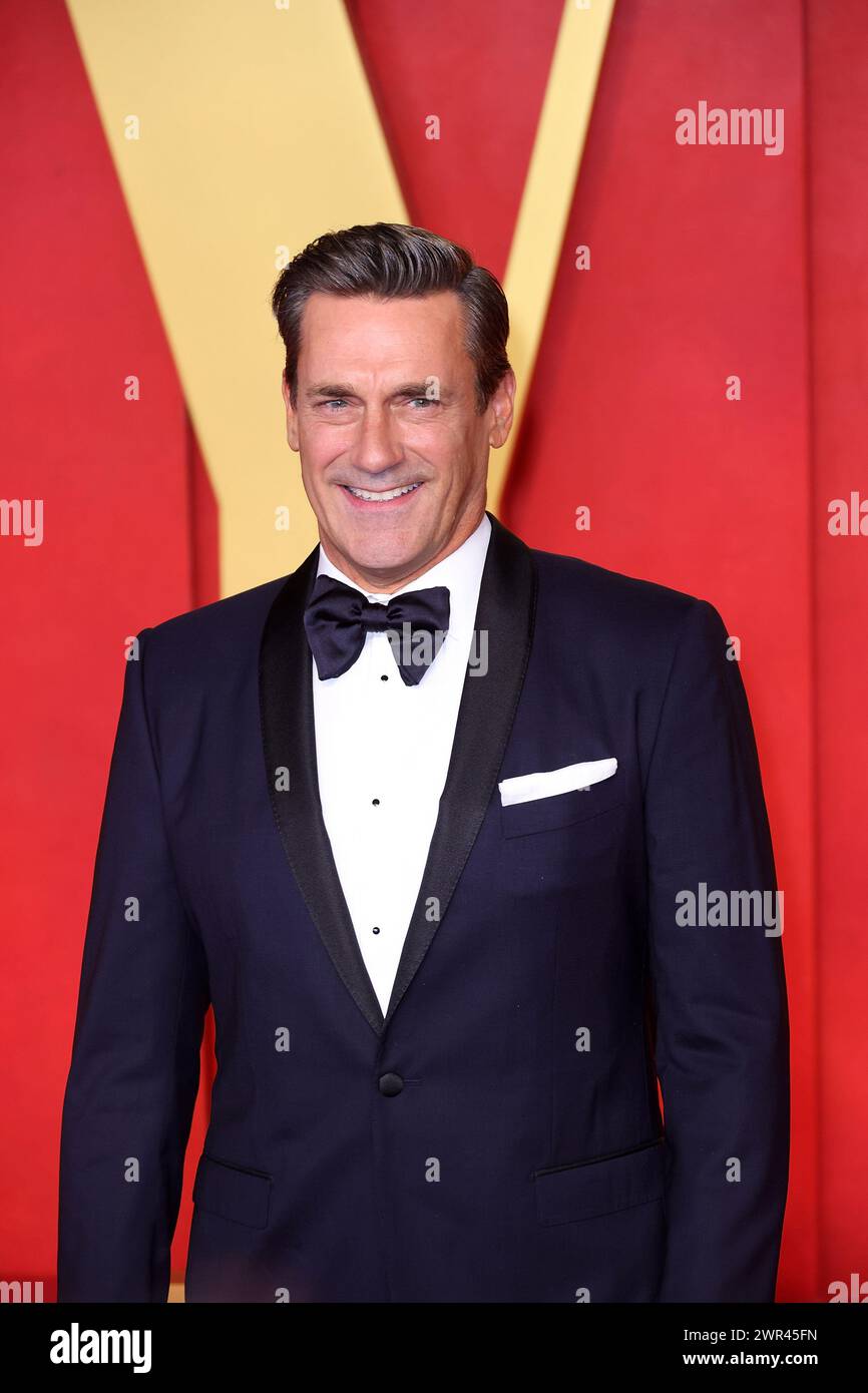 Beverly Hills, USA. 10th Mar, 2024. Jon Hamm attends the 2024 Vanity ...