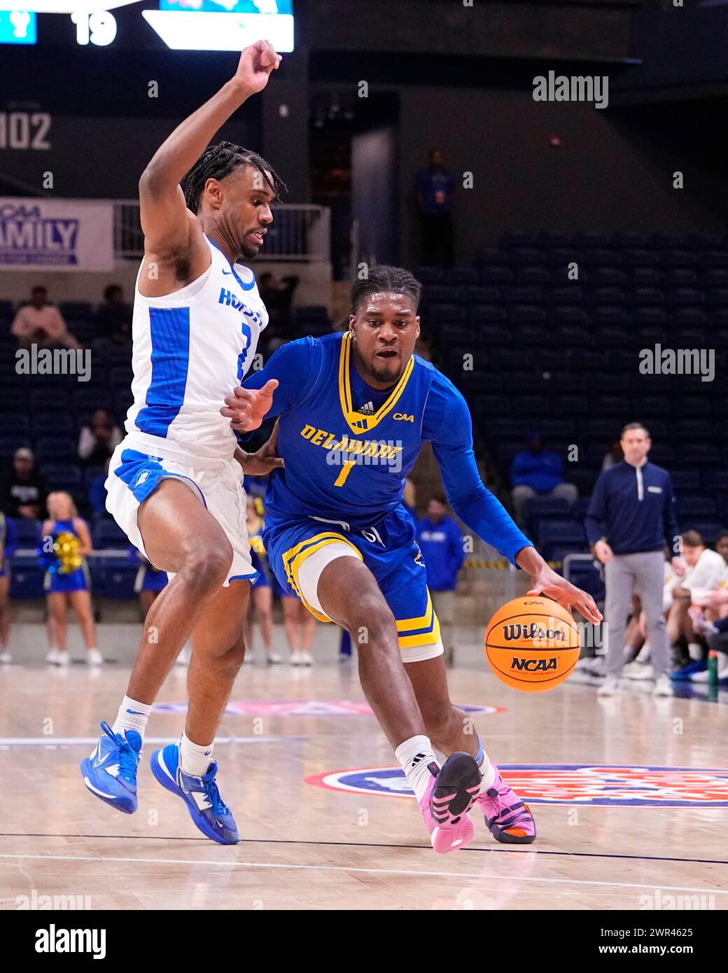 WASHINGTON, DC - MARCH 10: Delaware Blue Hens Guard Gerald Drumgoole Jr ...