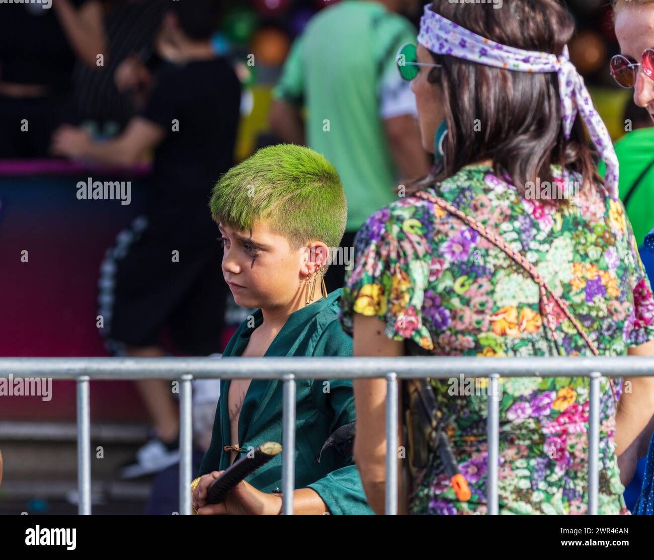 SANTA CRUZ DE TENERIFE, SPAIN - FEBRUARY 13, 2024: The Coso parade ...