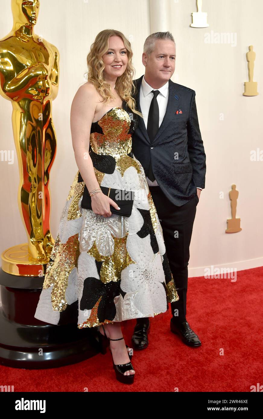 Lynette Howell Taylor, left, and Graham Taylor arrive at the Oscars on ...
