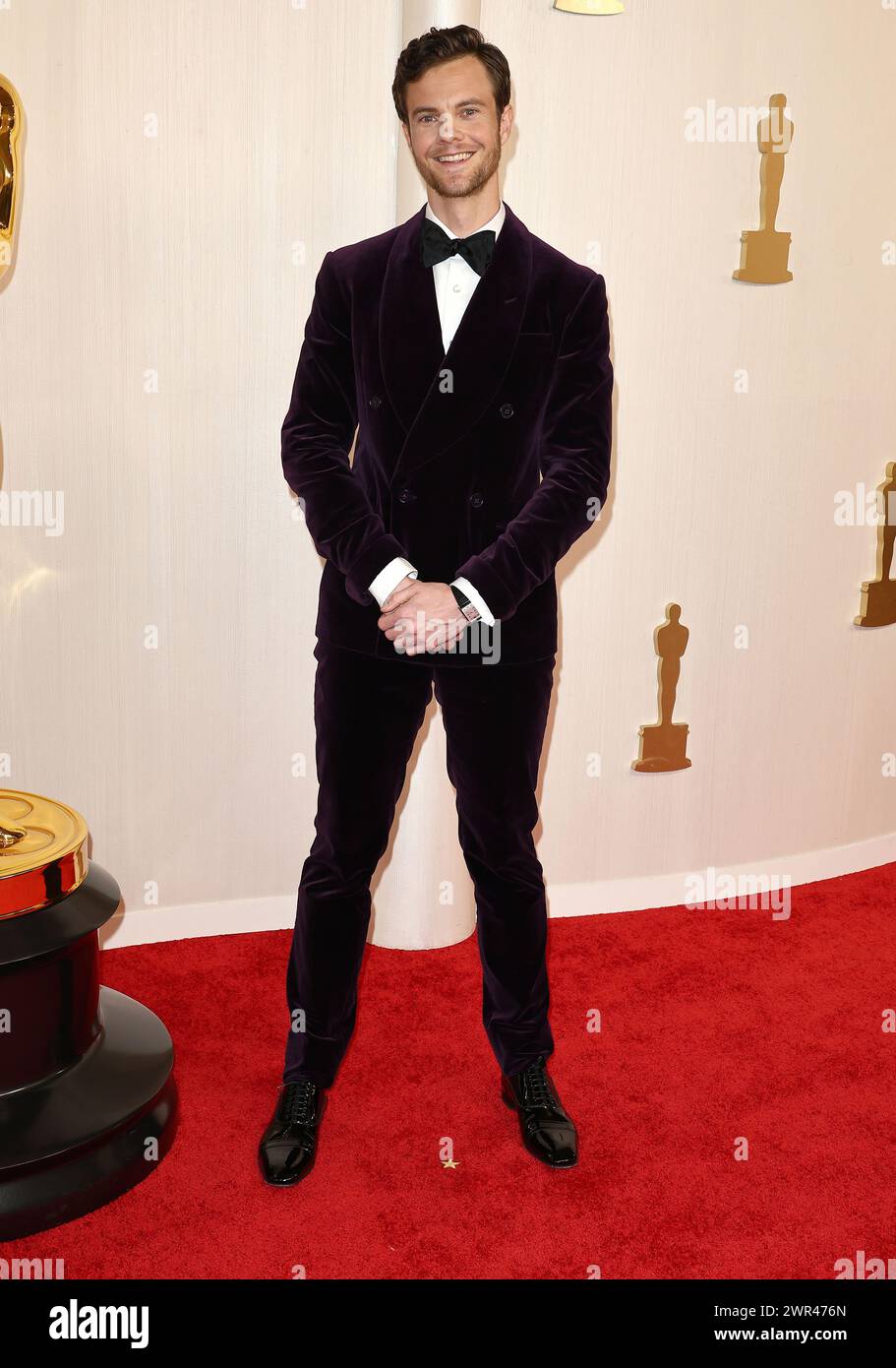 Los Angeles, USA. 10th Mar, 2024. Jack Quaid walking on the red carpet ...