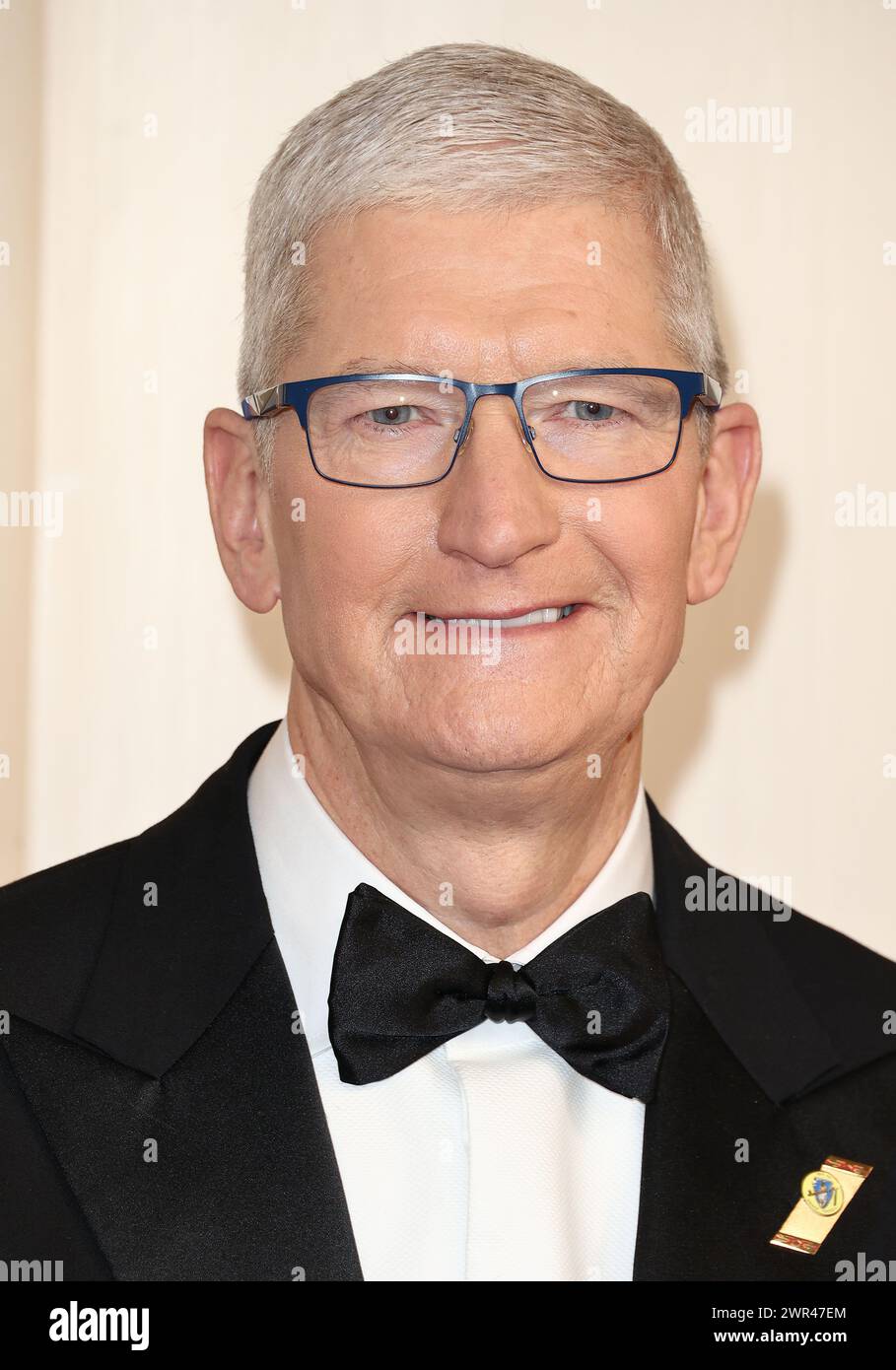Los Angeles, USA. 10th Mar, 2024. Tim Cook walking on the red carpet at ...