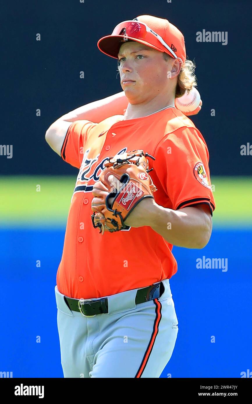 DUNEDIN, FL - March 10: Baltimore Orioles Infielder Jackson Holliday ...